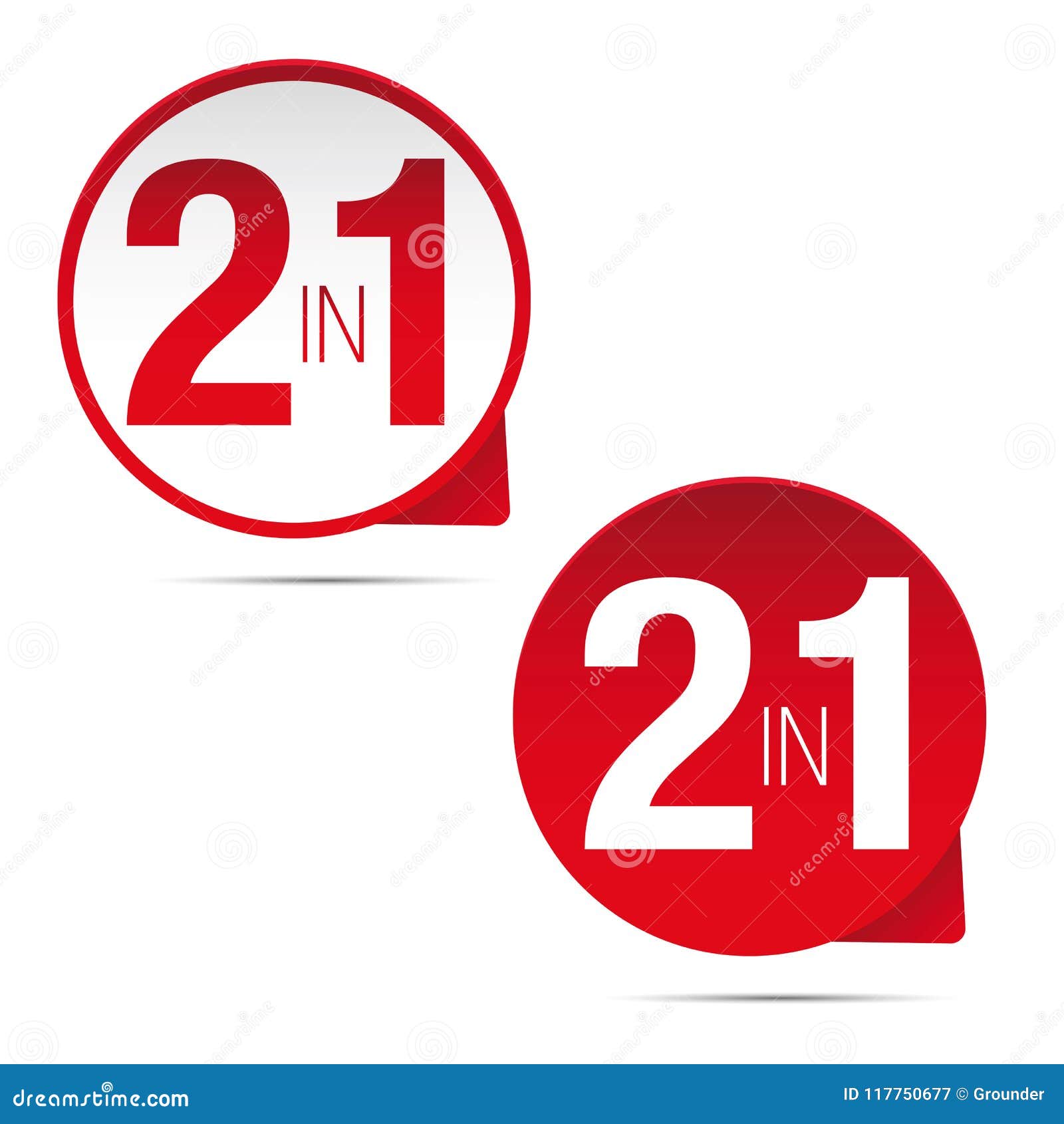 Two in One sign stock vector. Illustration of icon, vector - 117750677