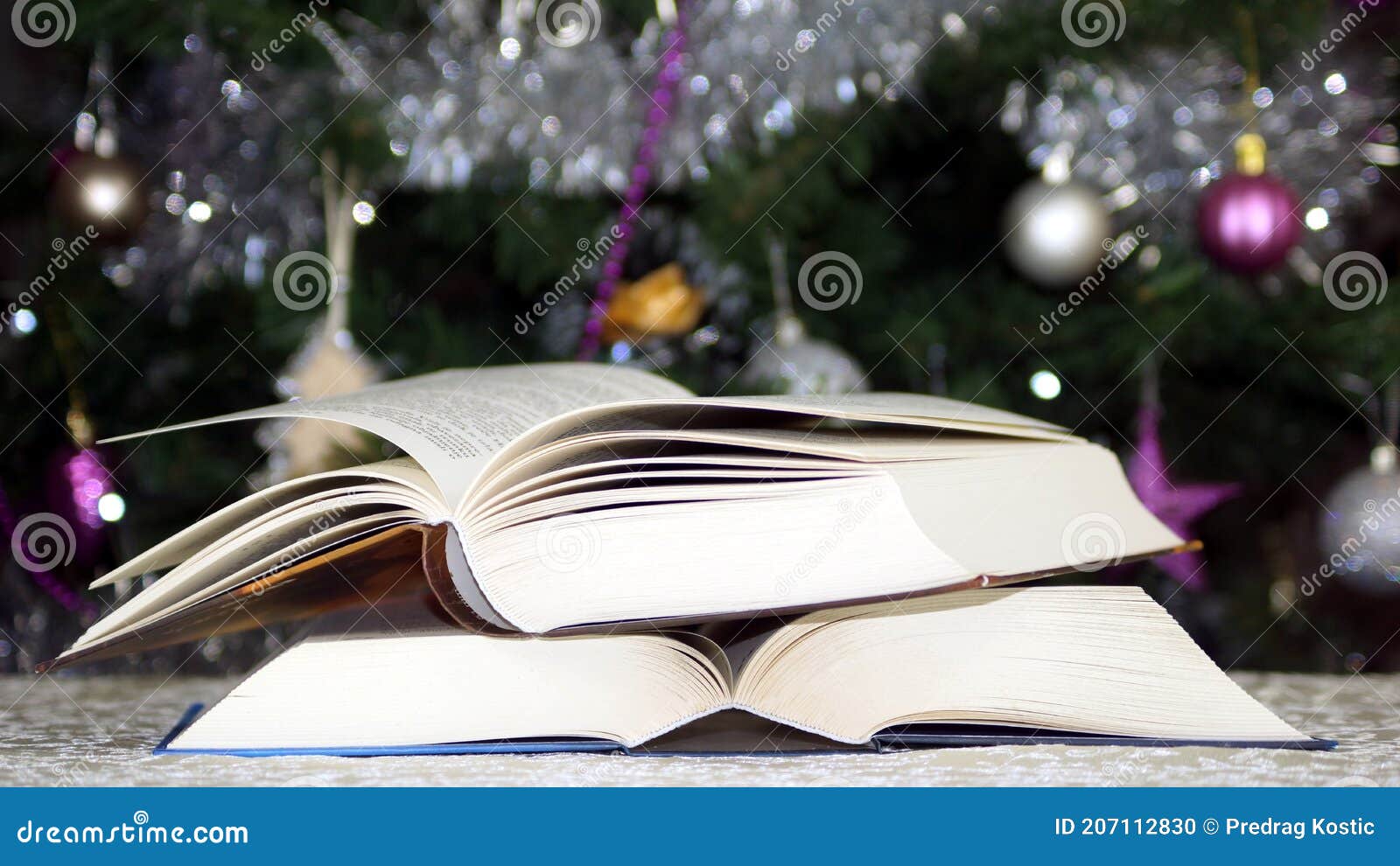 Two Open Books on the Table. Stock Photo - Image of book, green: 207112830