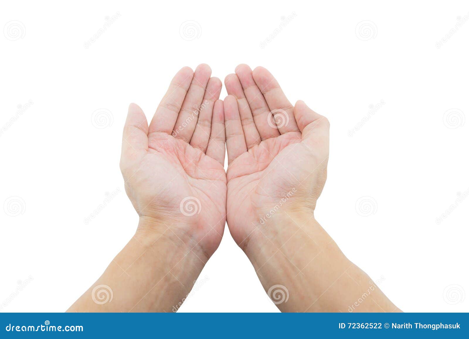 Two Open Empty Hands with Palms Up Stock Photo - Image of asking, white ...