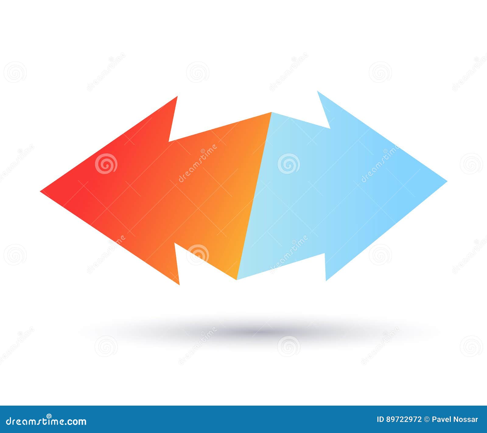 Discrepancy Icon Of 3 Types Color, Black And White, Outline. Isolated ...