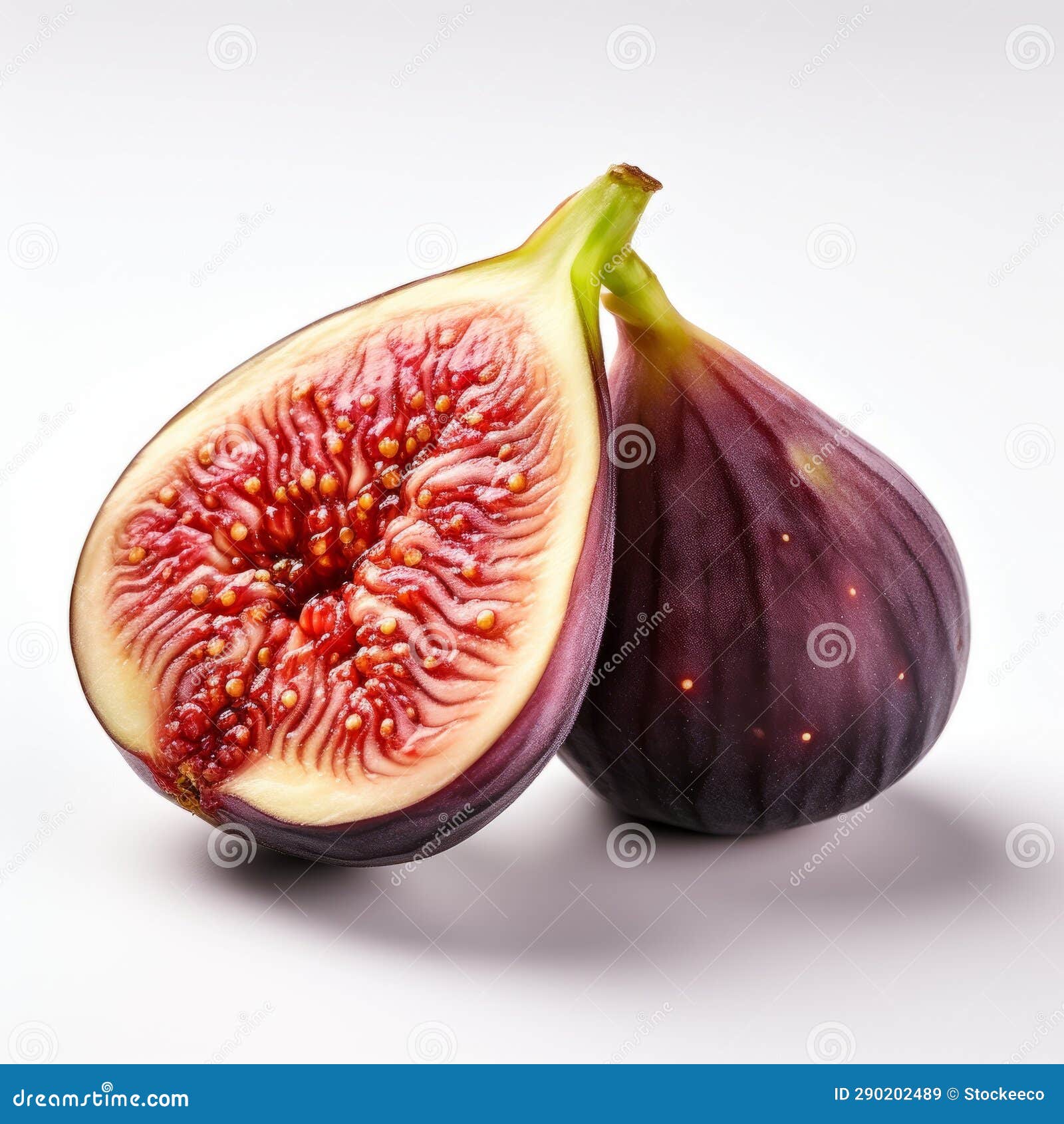 Gigantic Scale Fig Product Photography on White Background Stock ...