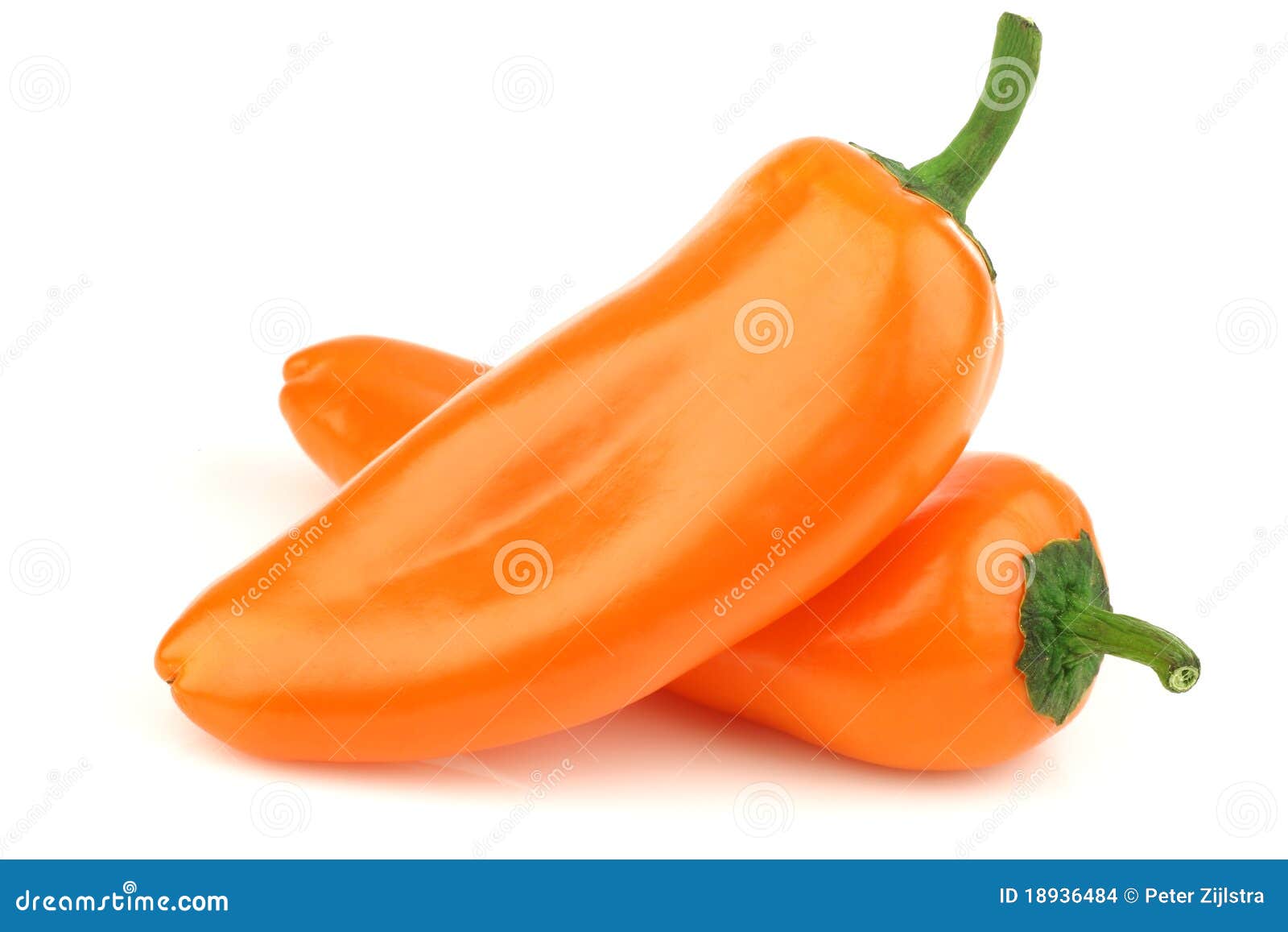 Two Orange Peppers(capsicum) Stock Photo - Image of orange, seeds: 18936484