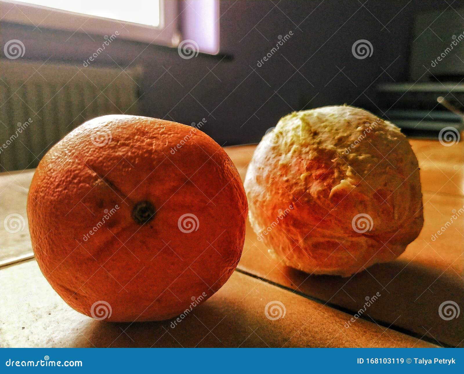Two oranges stock image. Image of abstract, tree, oranges - 168103119