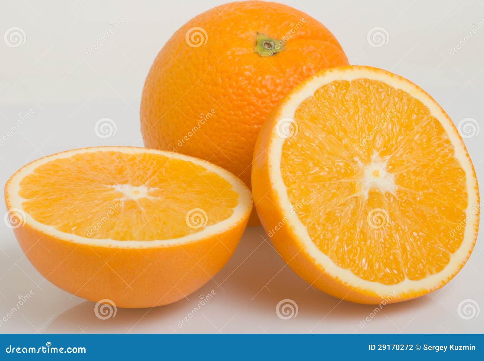 Two oranges. stock photo. Image of dessert, juice, fresh - 29170272
