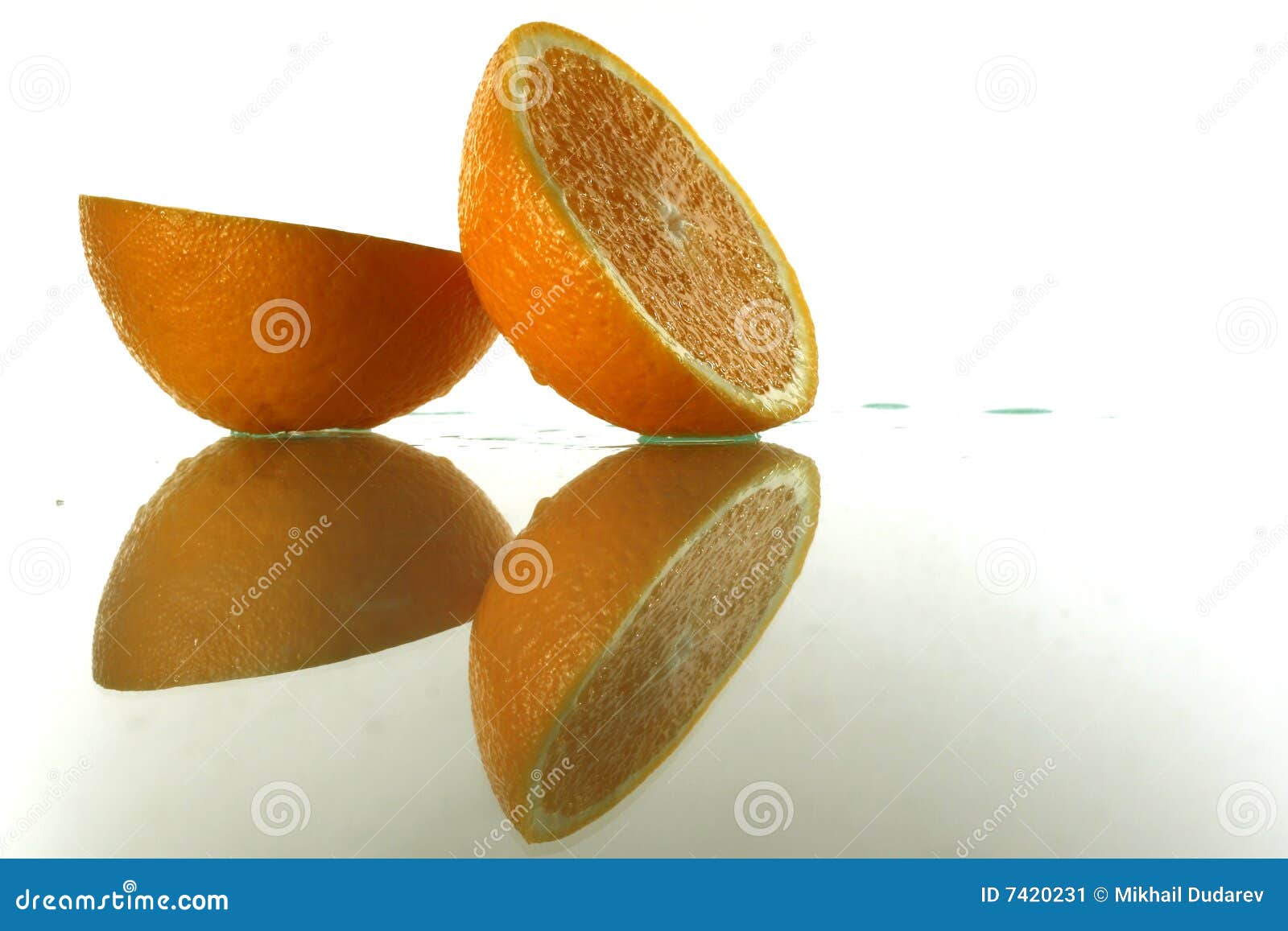 Two oranges stock image. Image of citrus, sweet, color - 7420231