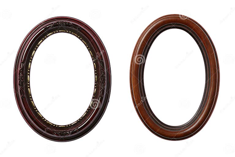 Two Oval Frames stock image. Image of copy, ornament, ancient - 6876269