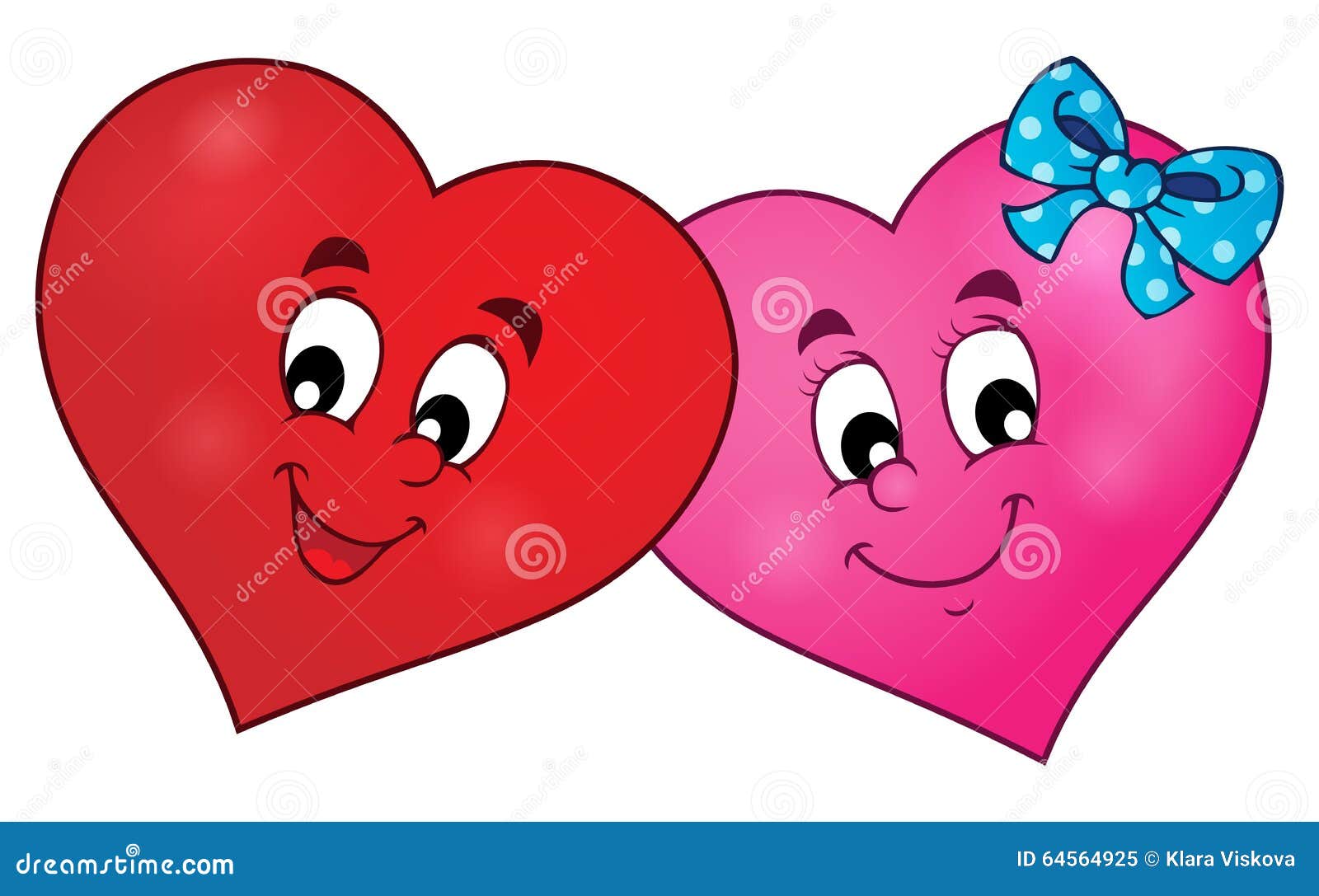 Two Overlapping Stylized Hearts Theme 1 Stock Vector - Illustration of ...