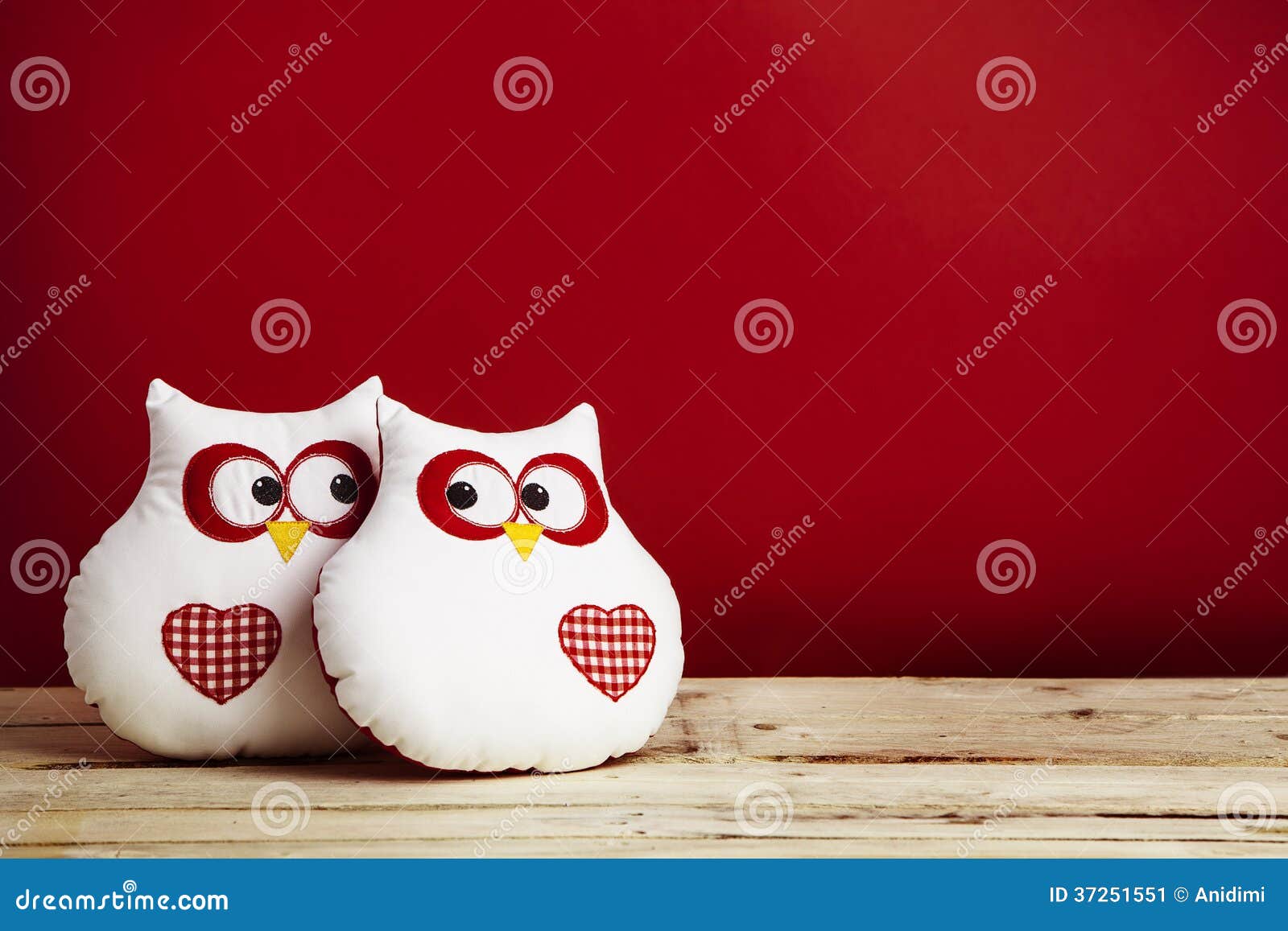 Two owls in love stock image. Image of color, white, valentine - 37251551