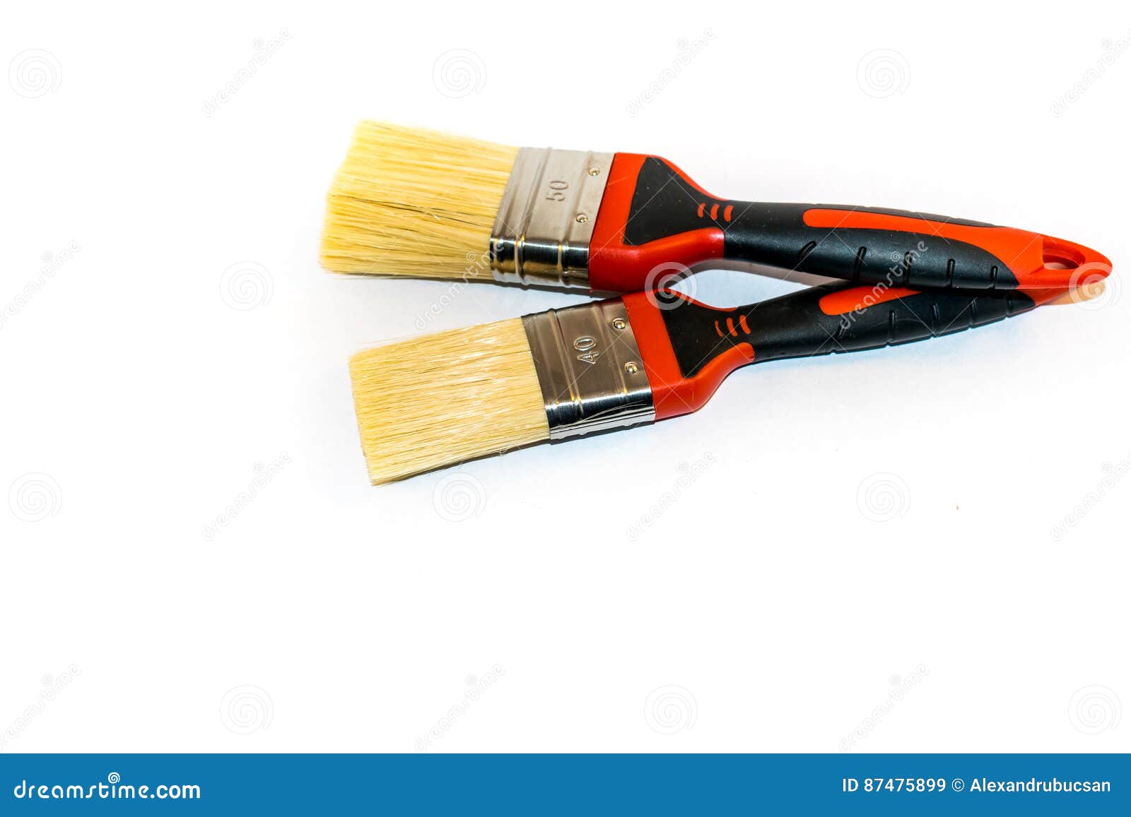 Two paint brushes stock image. Image of object, concept - 87475899