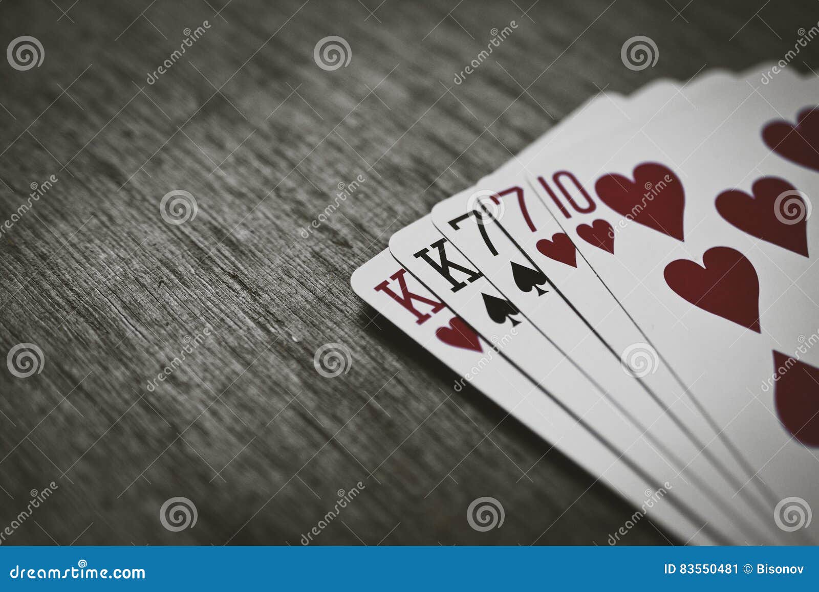 Poker Hands - Flush - Hearts Royalty-Free Stock Image | CartoonDealer ...