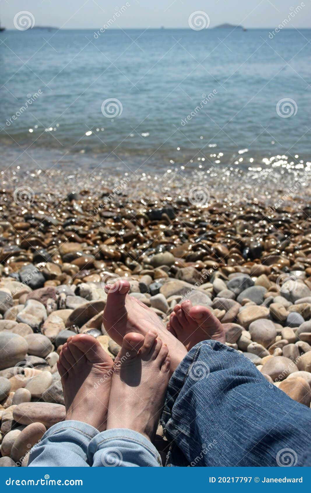 Two pairs of feet stock image. Image of journey, sunny - 20217797