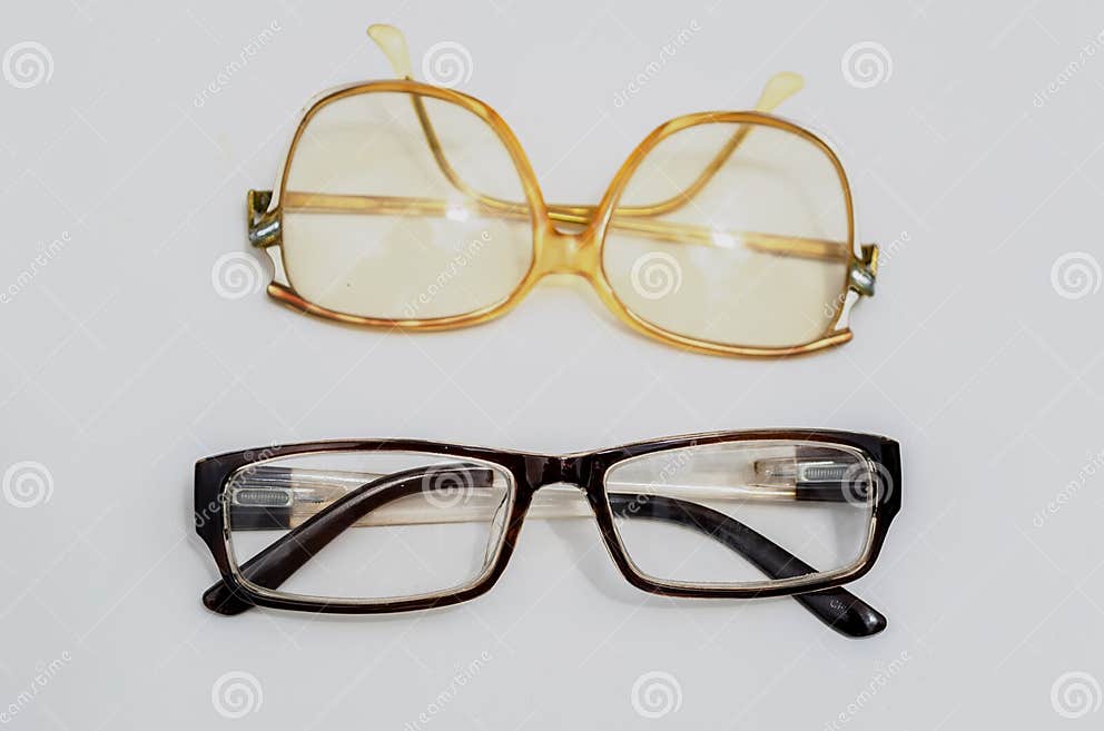 Two Pairs of Glasses stock photo. Image of frames, pairs - 140538170