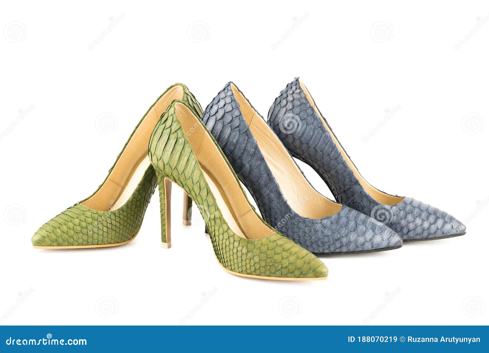Two pairs of shoes stock image. Image of isolation, fashionable - 188070219
