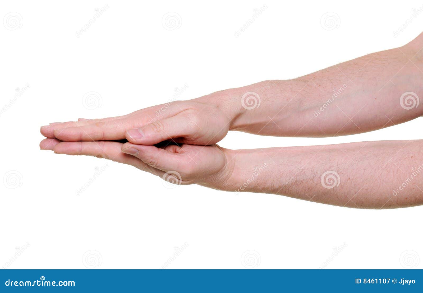 Two palms pressed together stock image. Image of concept - 8461107