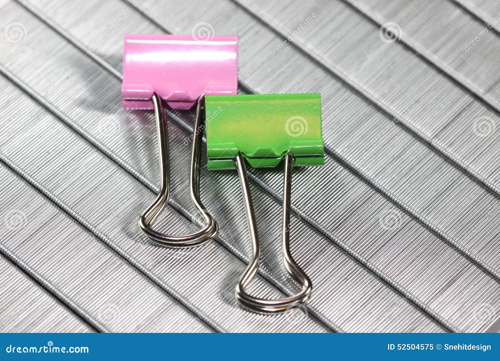 Two paper clips stock image. Image of sharp, metal, green - 52504575
