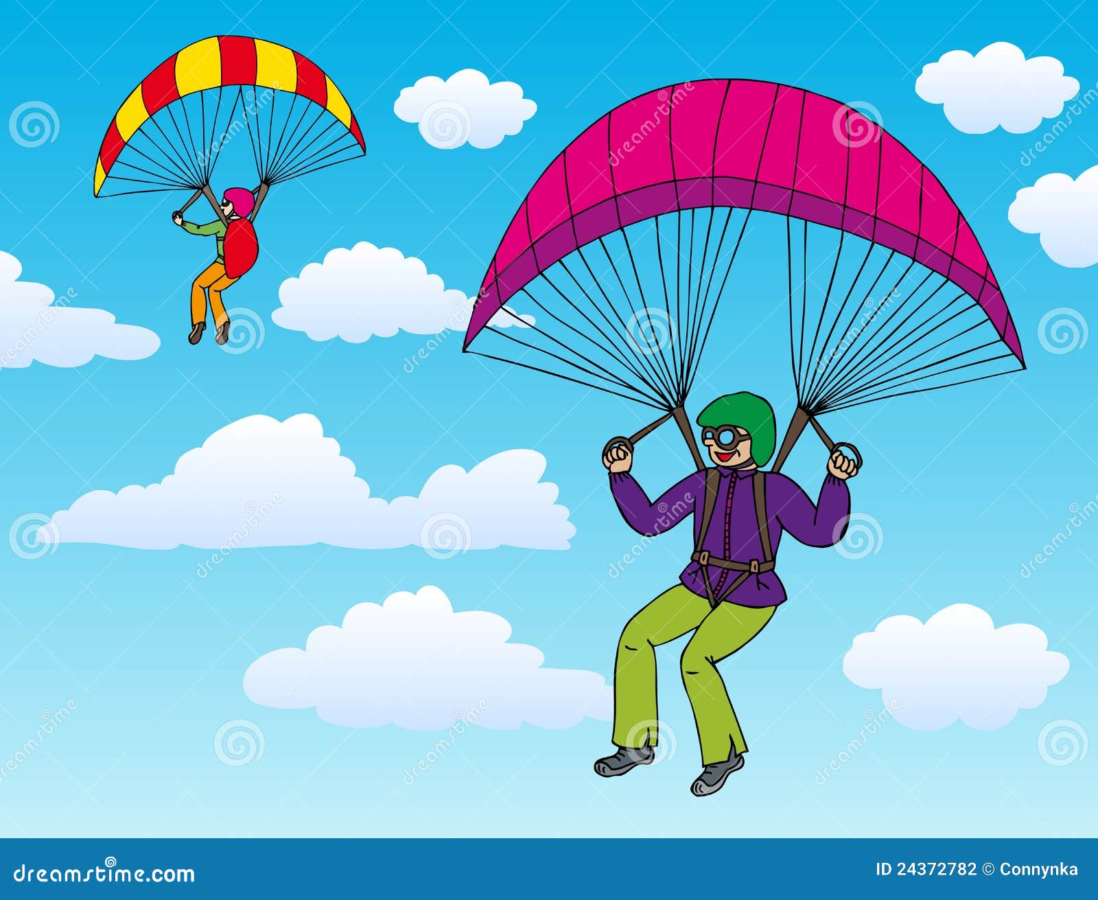 Paragliders Cartoons, Illustrations & Vector Stock Images - 42 Pictures ...