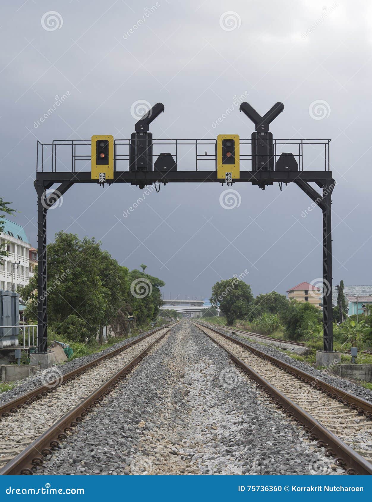 Parallel Railway Lines Stock Photo | CartoonDealer.com #115033986