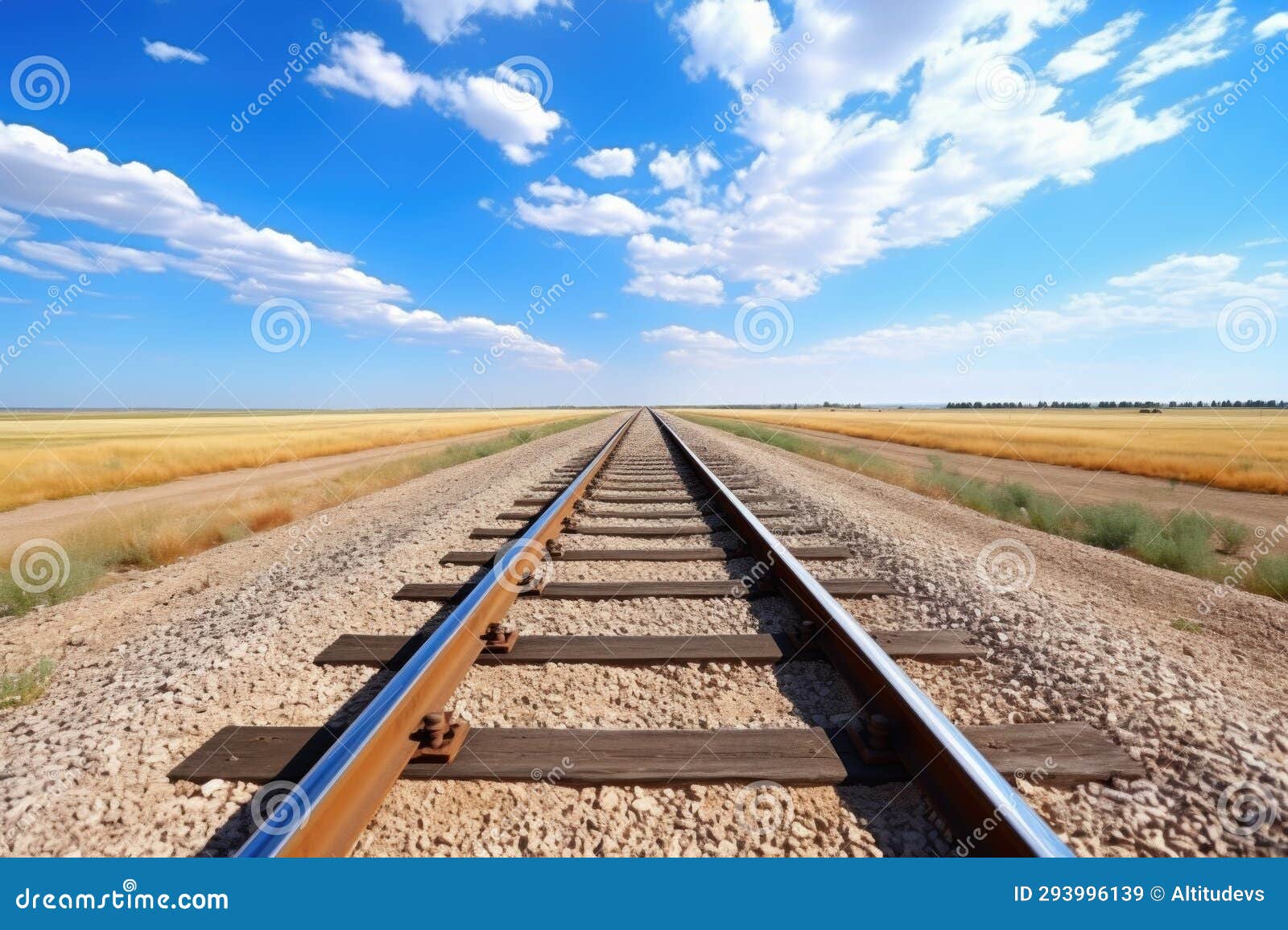 Parallel Railway Lines With Junctions And Switches Royalty-Free Stock ...