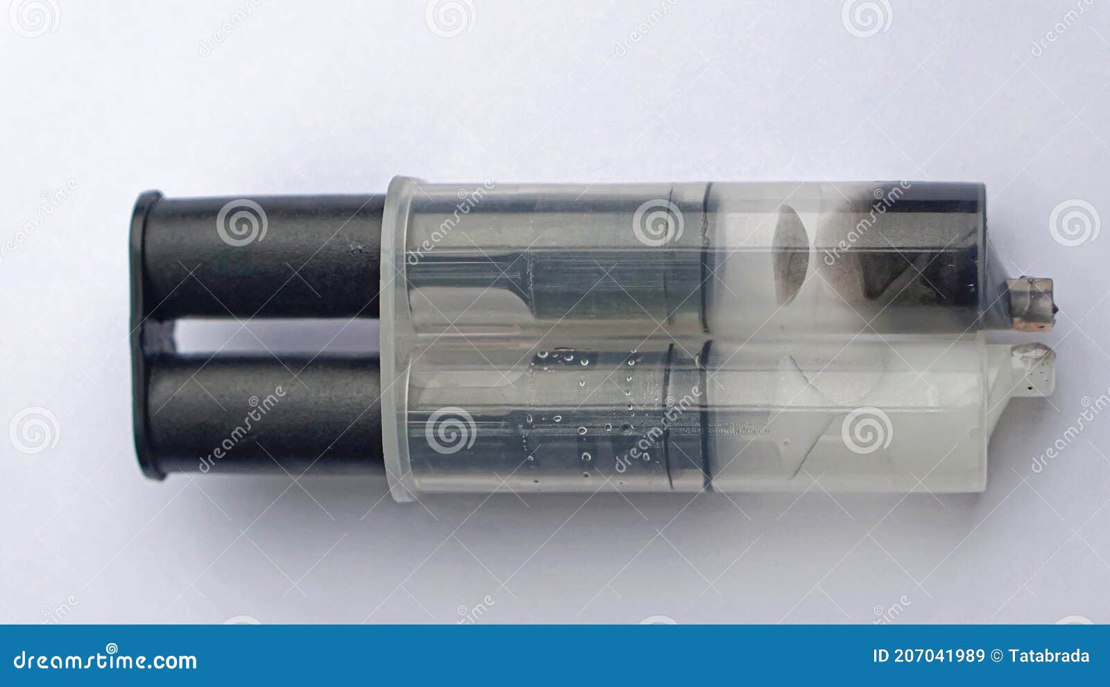 Two part adhesive glue stock image. Image of parts, equipment - 207041989