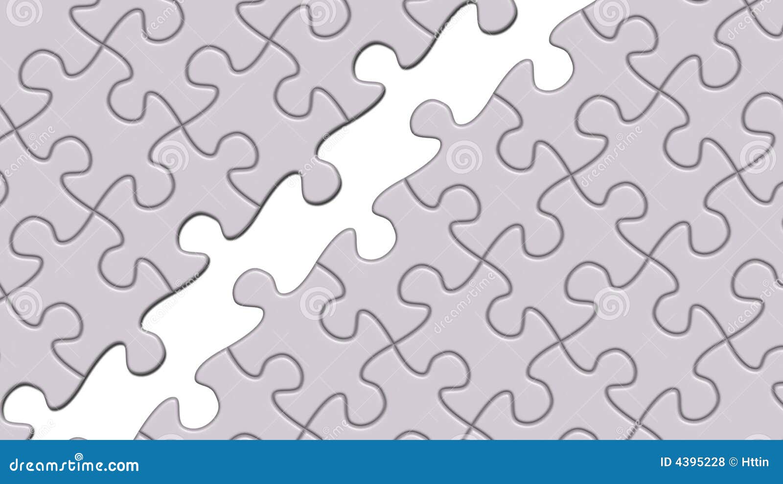 Two Part Puzzle Picture. Image: 4395228