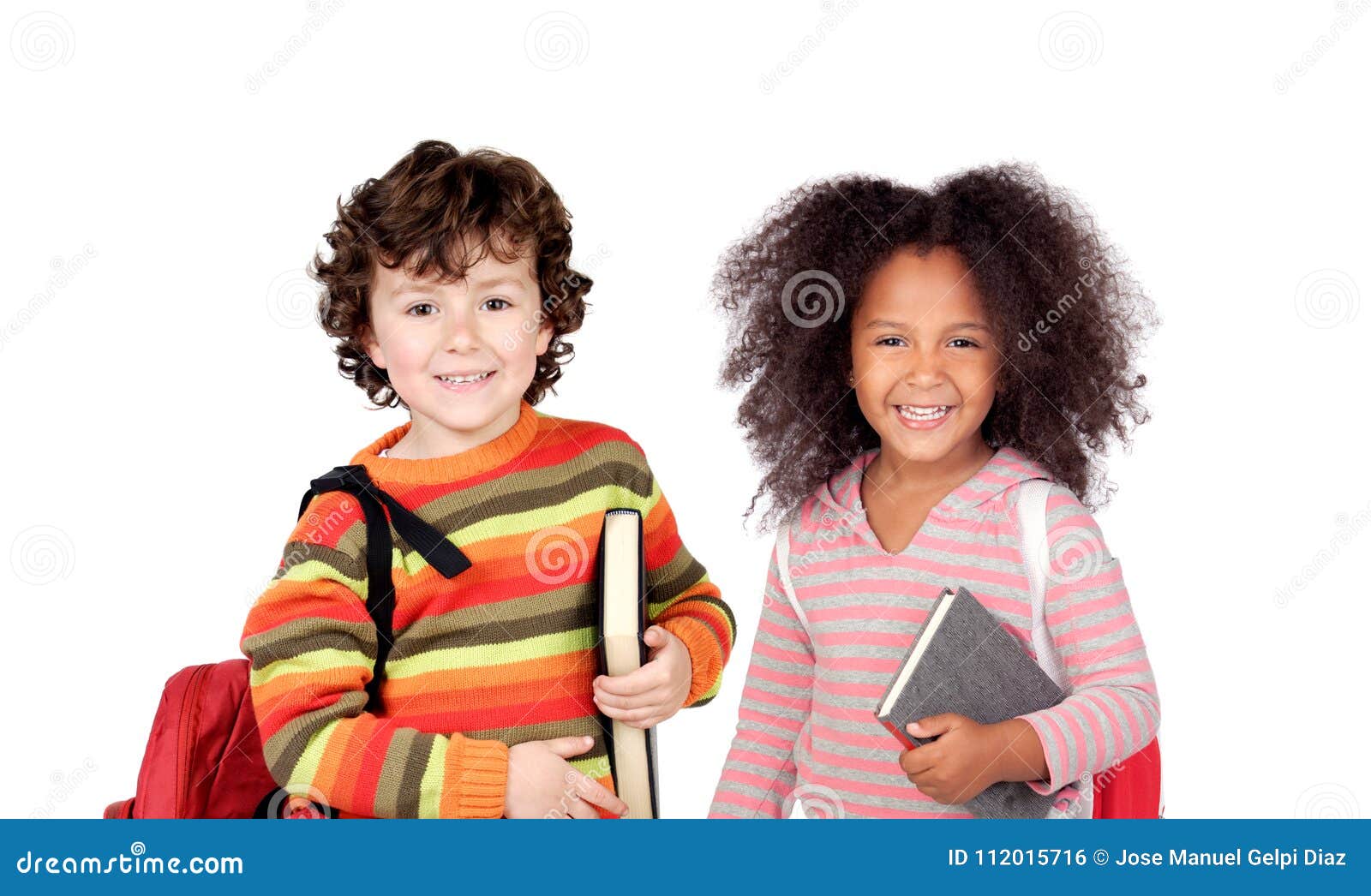 Children with backpacks stock photo. Image of cheerful - 112015716