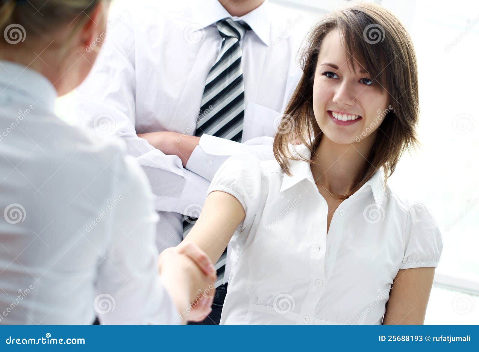 Two partners shaking hands stock image. Image of cooperation - 25688193
