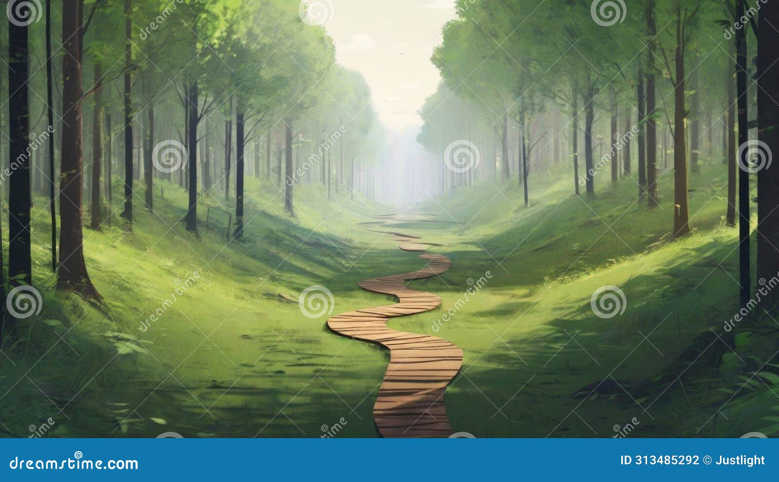 Two Paths Diverging in a Forest, One Labeled Nature and the Other ...