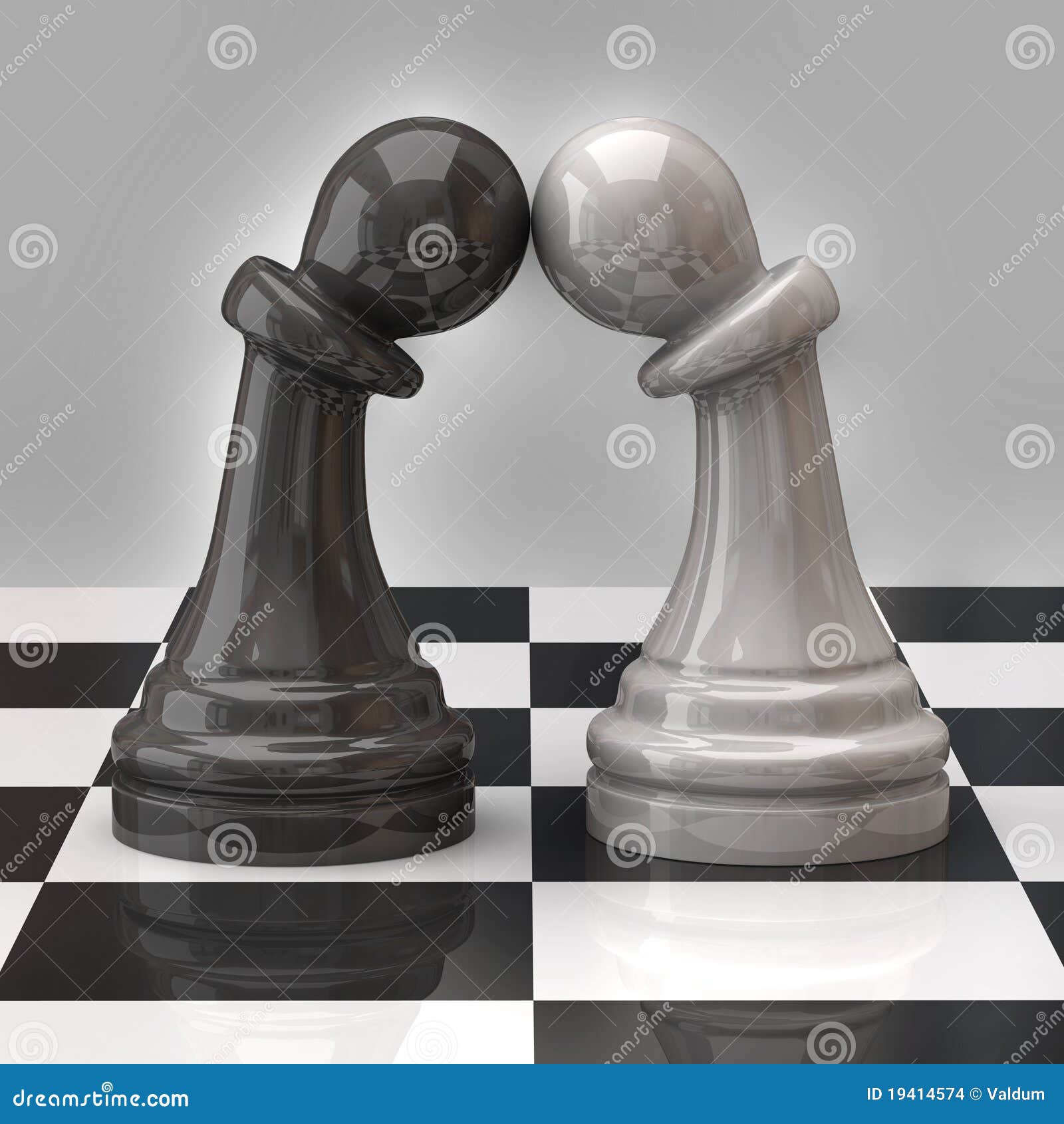 Two pawns in love stock illustration. Illustration of concept - 19414574