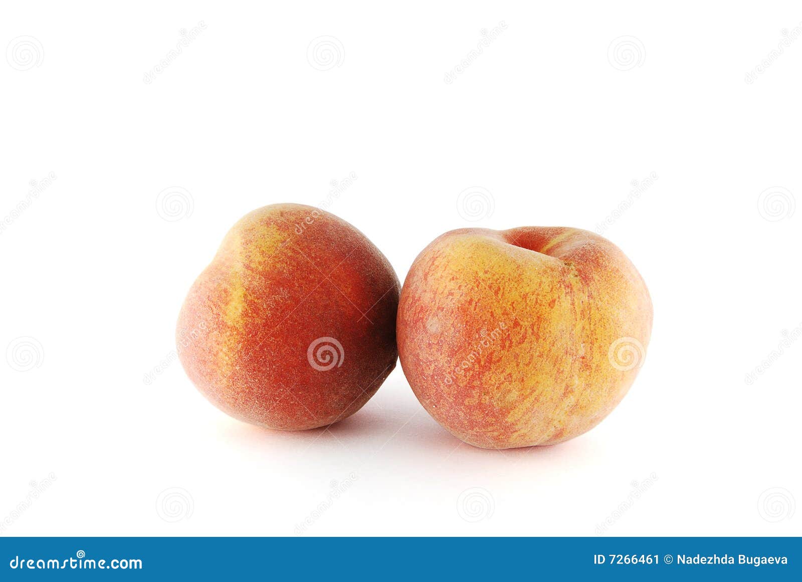Two peaches stock image. Image of healthy, breakfast, vegetarian - 7266461