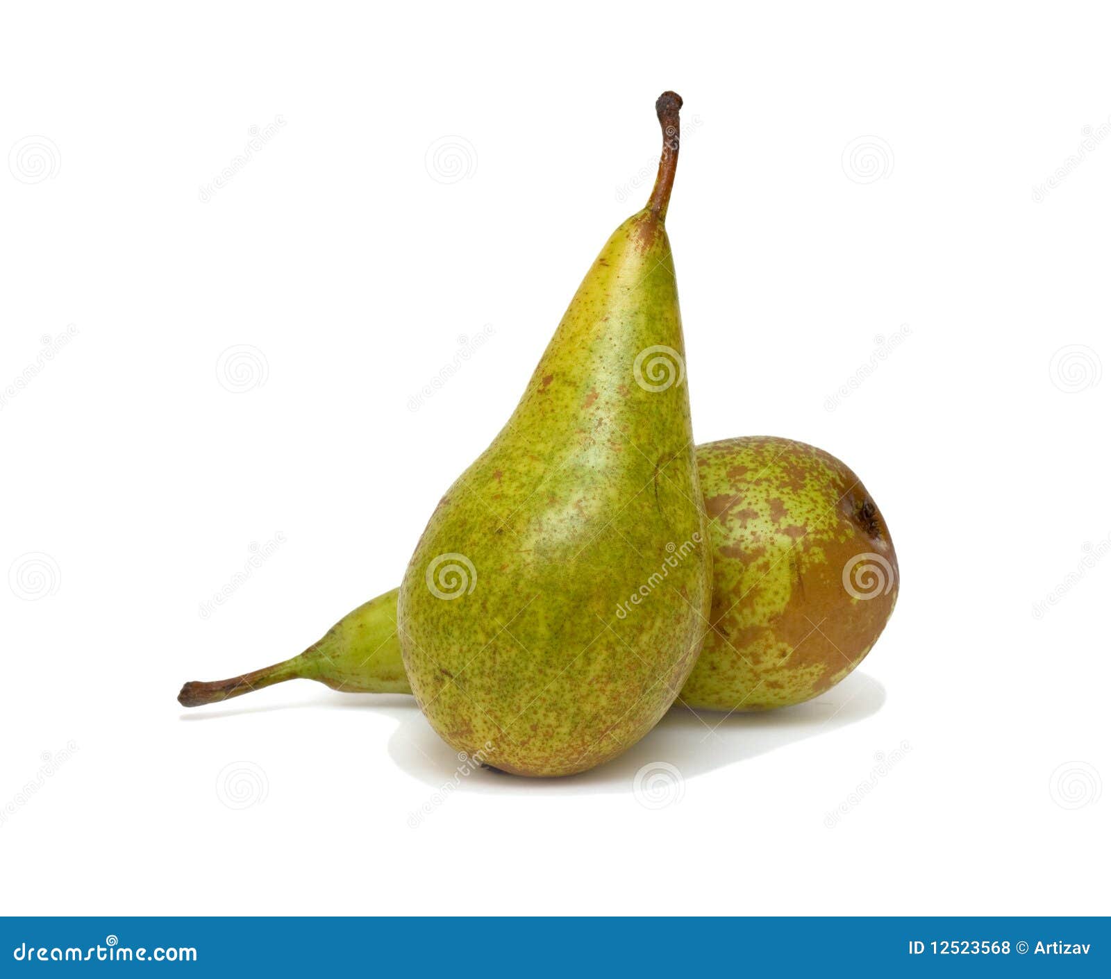 Two pears stock photo. Image of ripe, bright, background - 12523568
