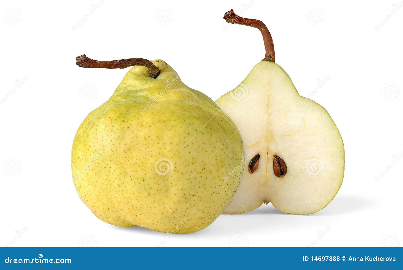 Two pears stock photo. Image of white, organic, healthy - 14697888