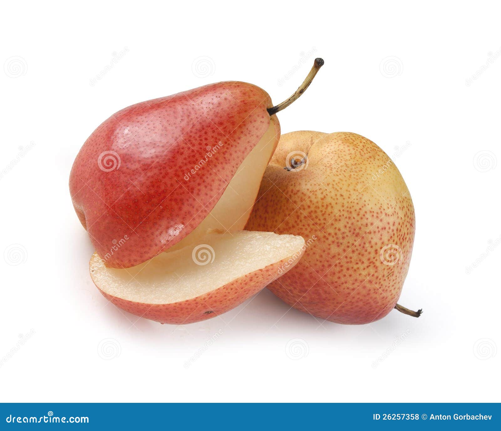 Two pears stock photo. Image of healthy, nature, fresh - 26257358