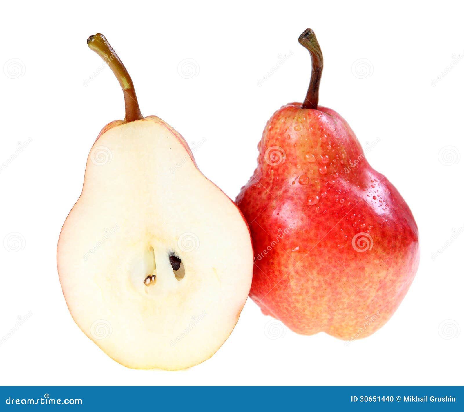 Two pears stock photo. Image of close, food, isolated - 30651440