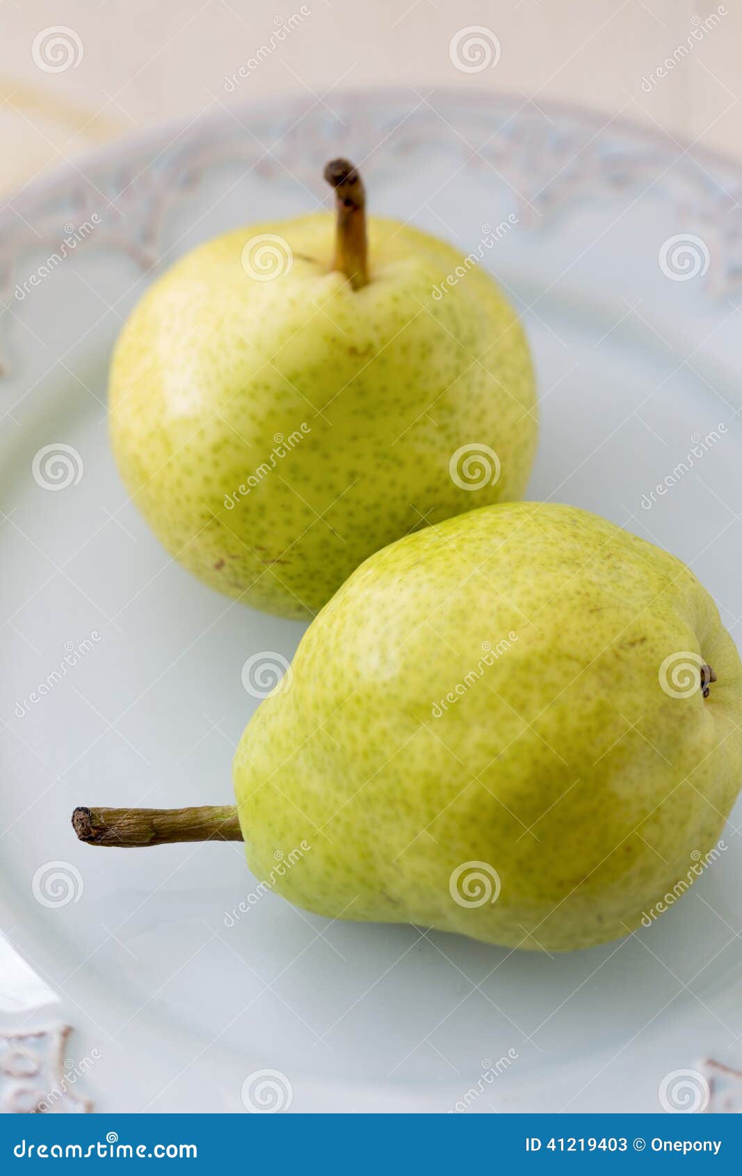 Two Pears stock image. Image of fruit, food, wood, light - 41219403