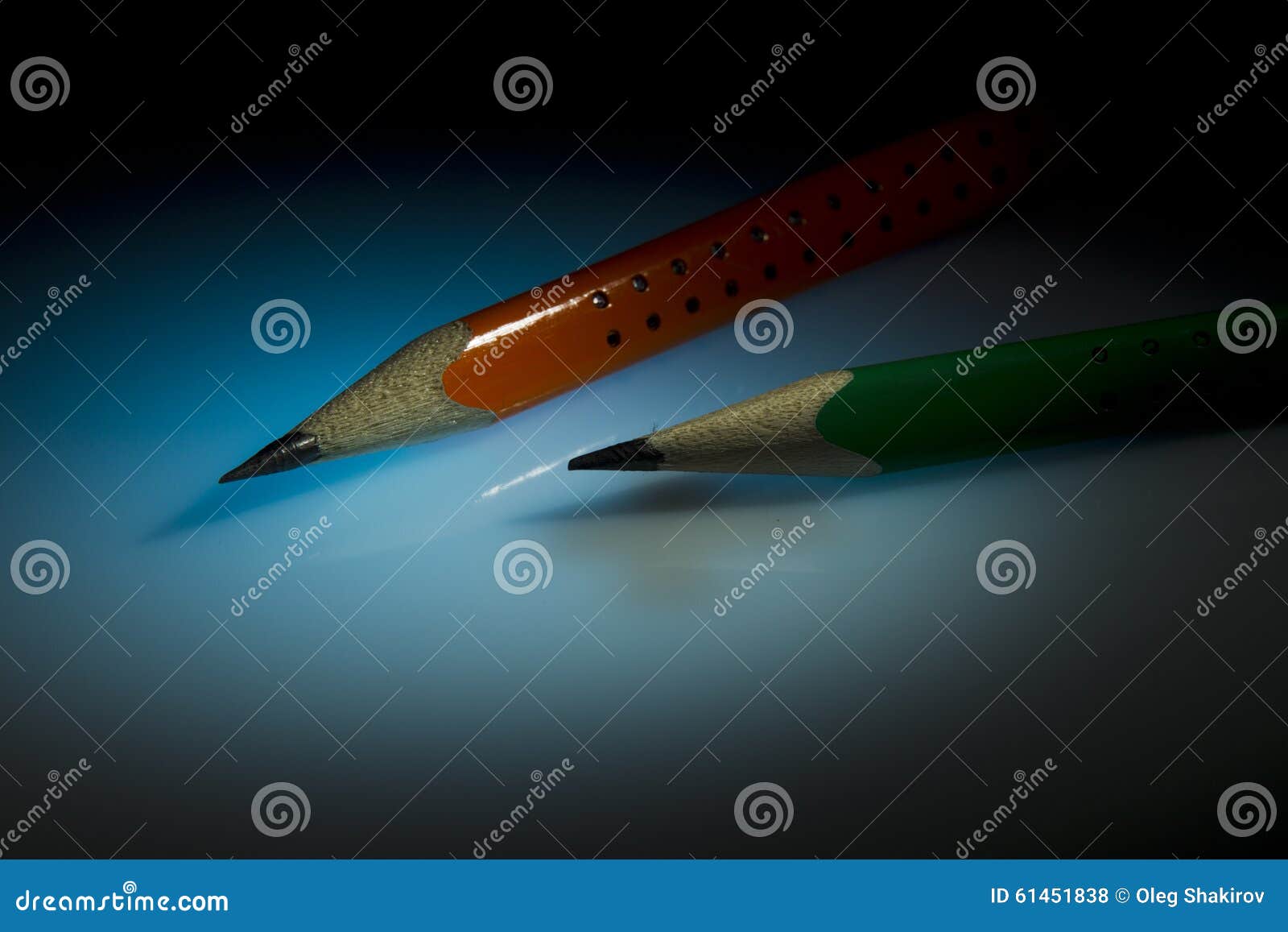 Two pencil stock photo. Image of brown, drawing, glare - 61451838