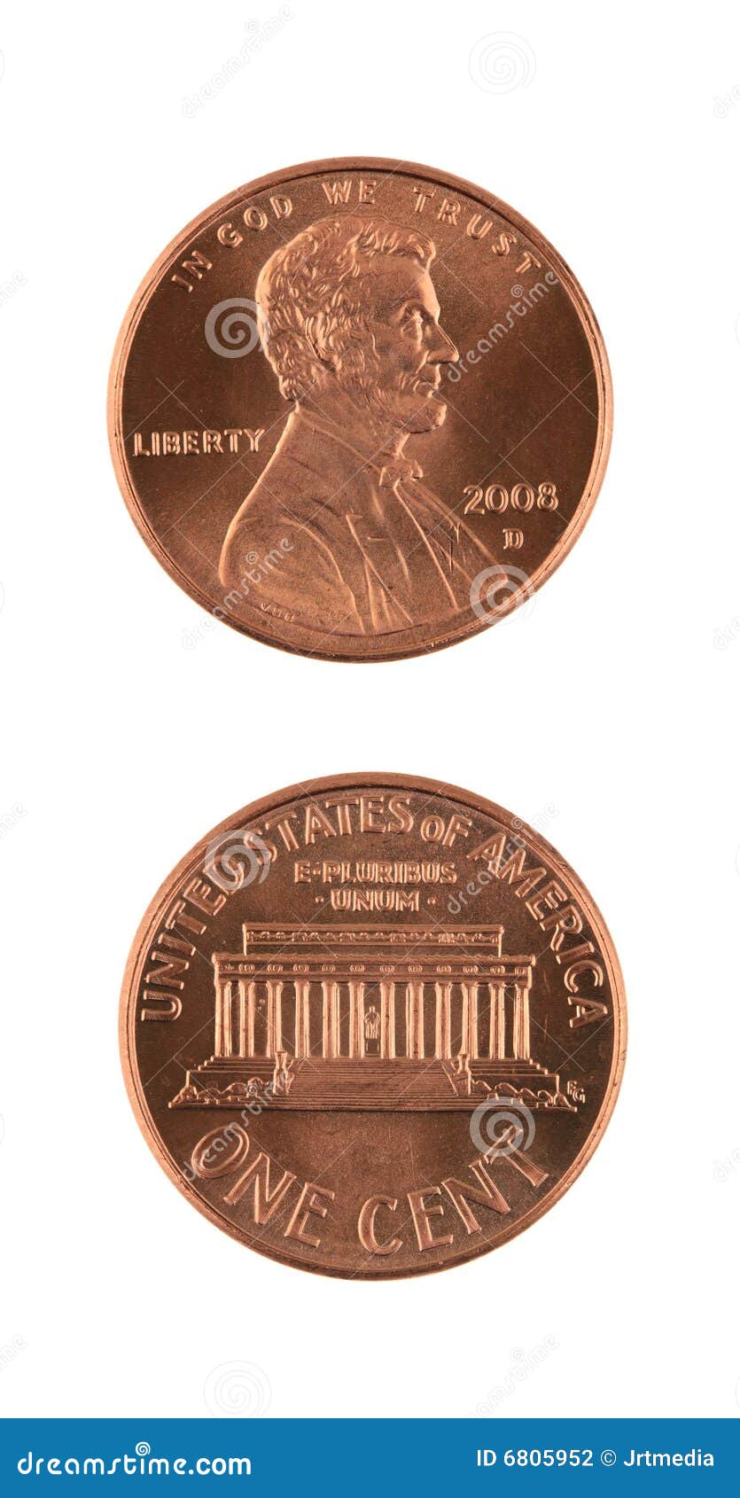 Two Pennies stock photo. Image of still, penny, copper - 6805952