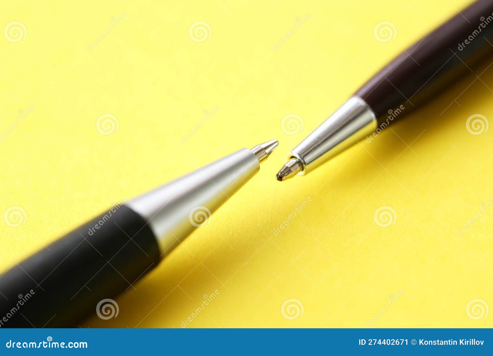 Two Pens stock image. Image of writing, testament, background - 274402671