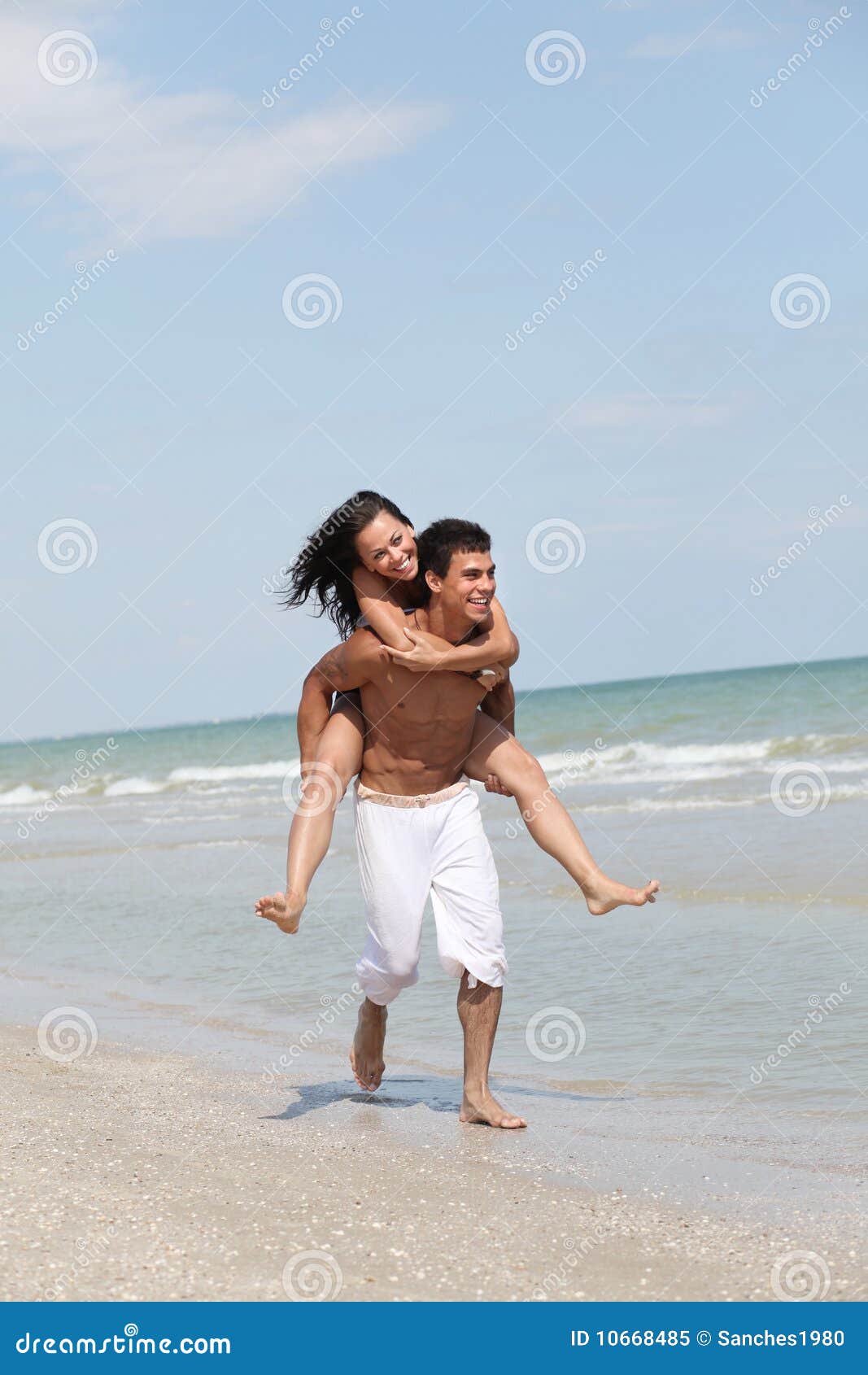 Two people stock image. Image of honeymoon, healthy, beach - 10668485