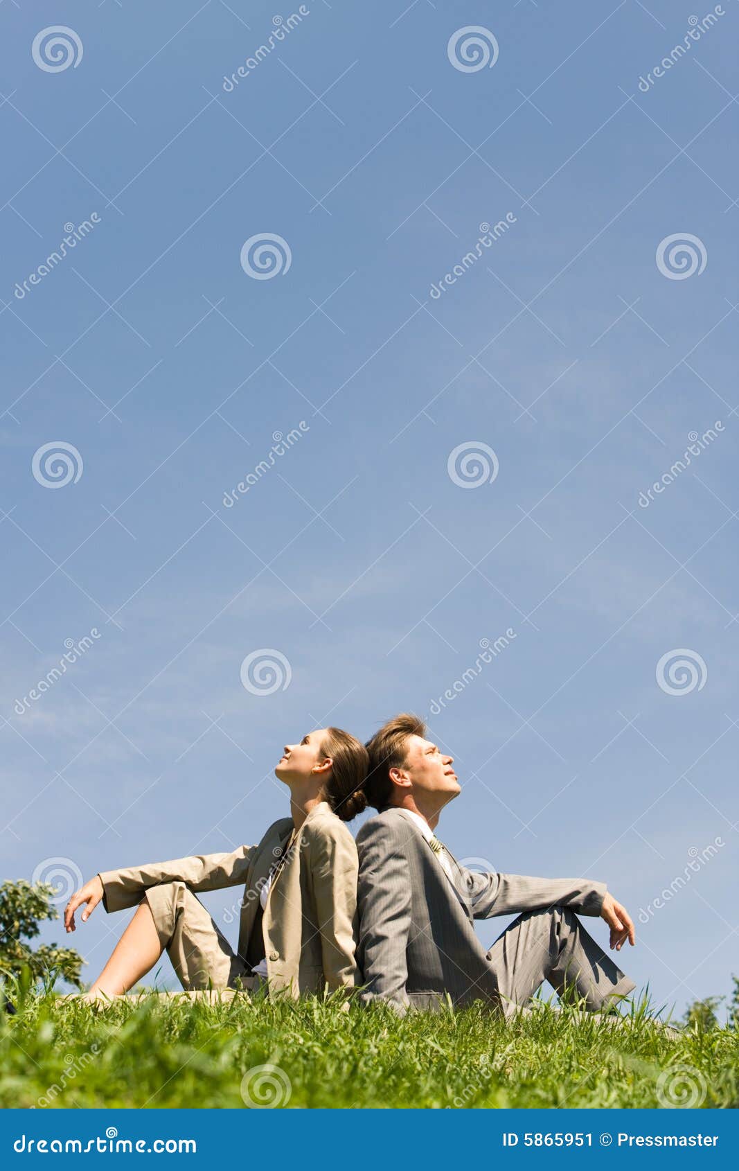 Two people stock image. Image of female, relax, environment - 5865951