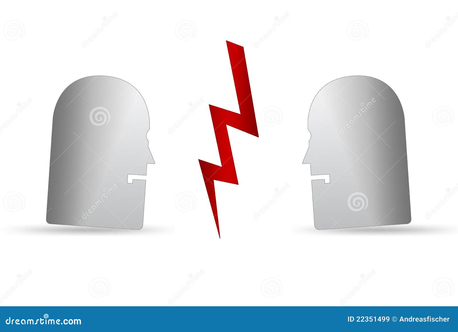 Two People Arguing Silhouette Vector Illustration | CartoonDealer.com ...