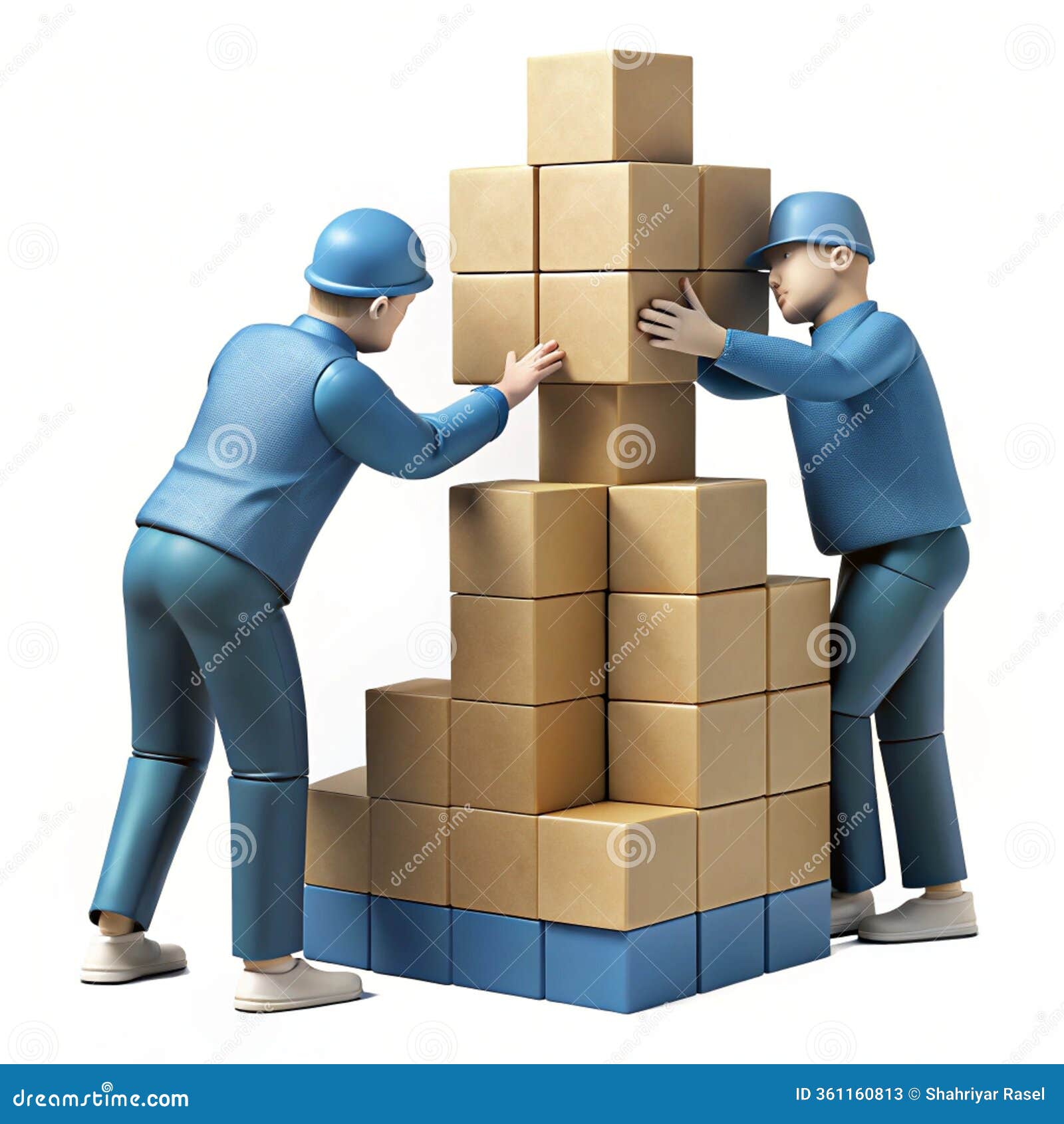 Two People Building Something Isolated on Transparent Background Stock ...
