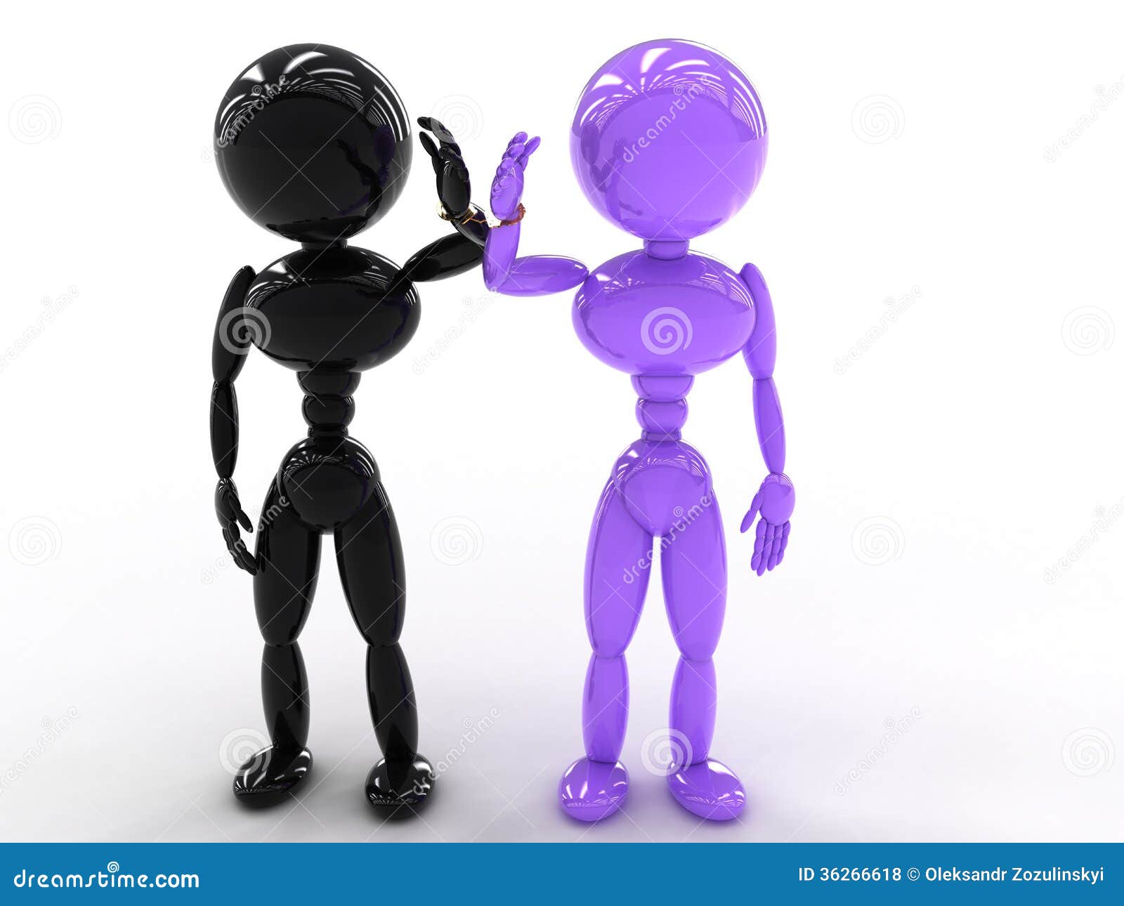 Two People Chained Together By Handcuffs #1 Royalty-Free Stock Image ...