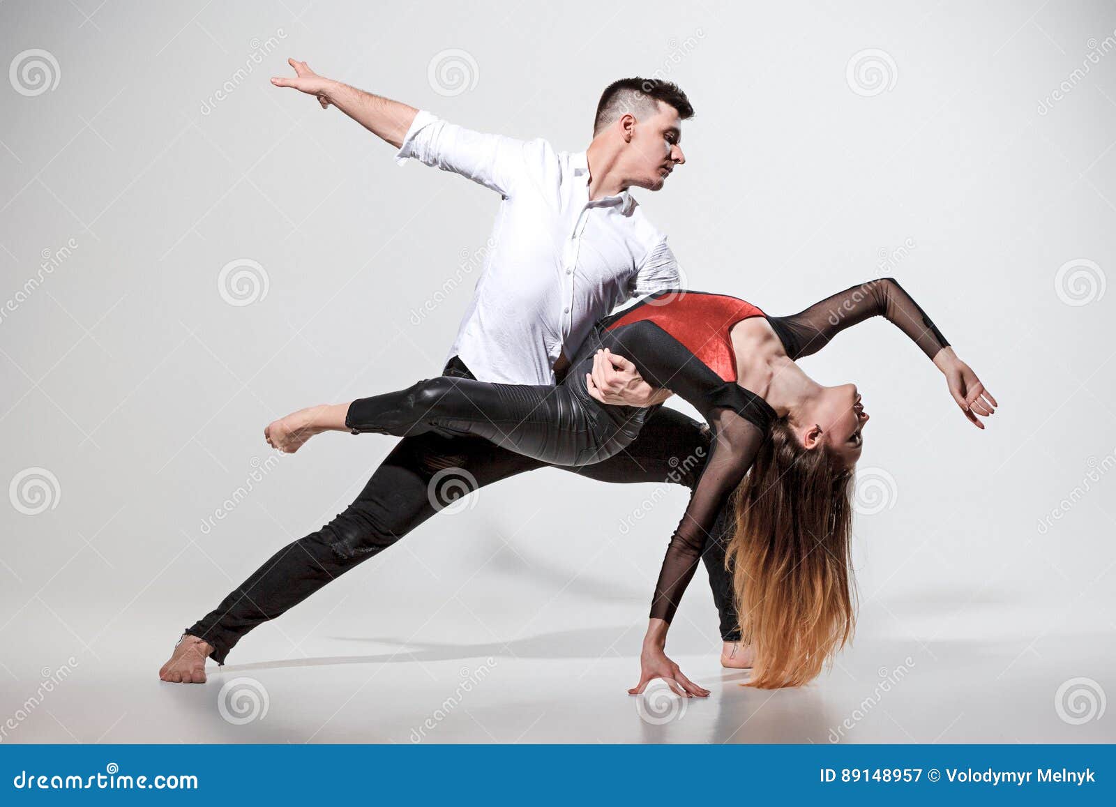 Two people dancing stock image. Image of female, beautiful - 89148957