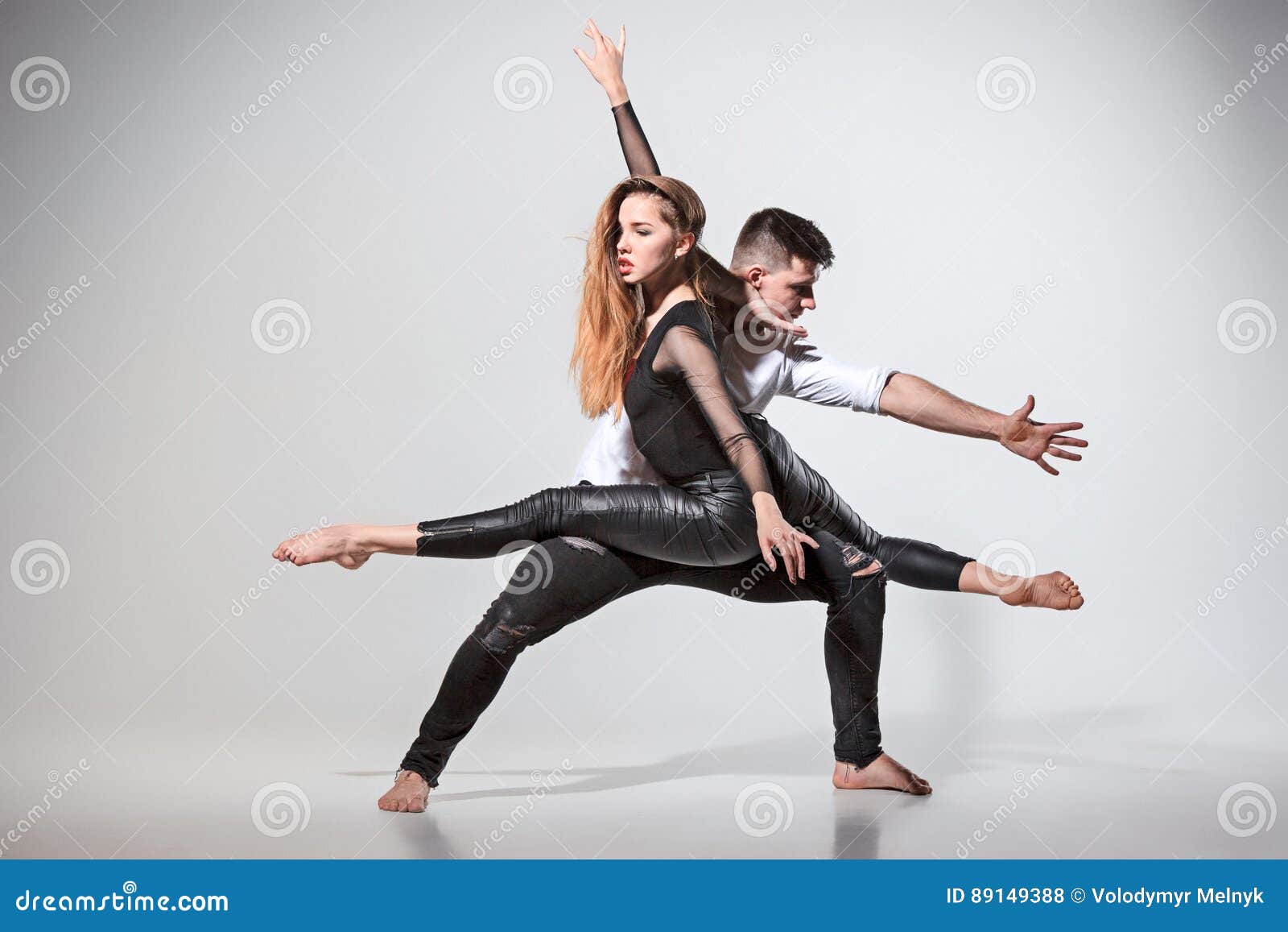 Two people dancing stock photo. Image of fitness, ballet - 89149388