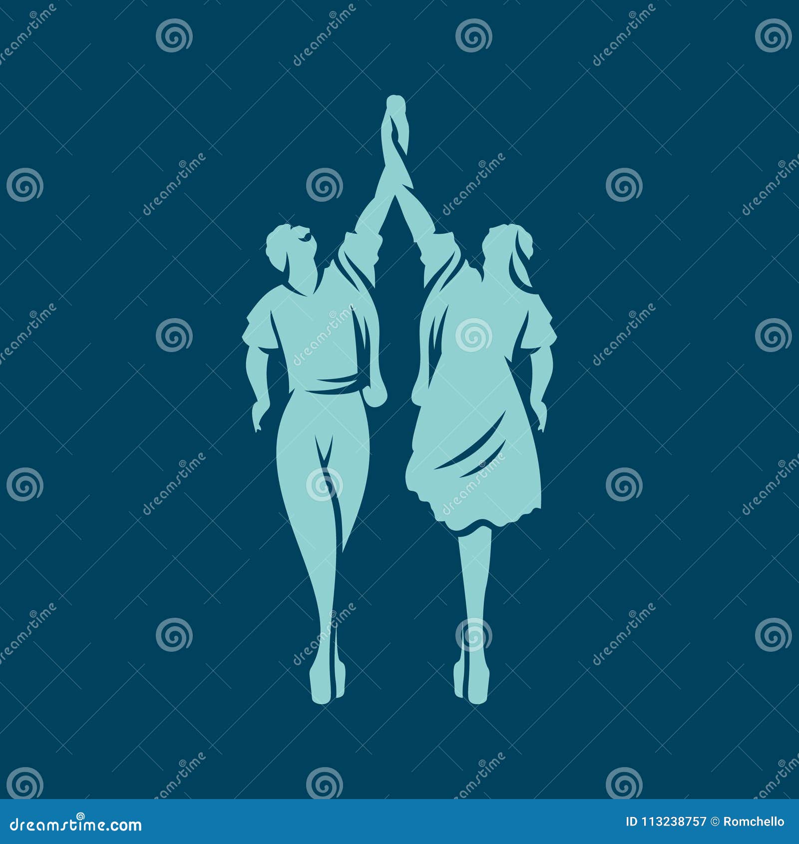 Ballet dancers sign stock vector. Illustration of couple - 113238757