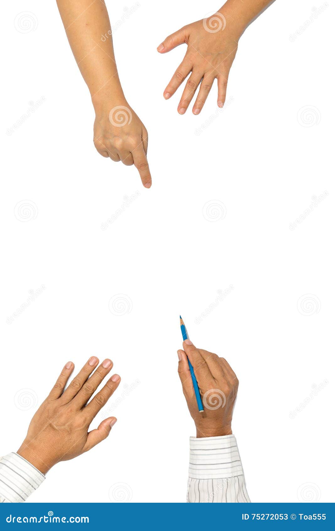 Two People Discuss in Office. Stock Image - Image of teamwork, isolated ...