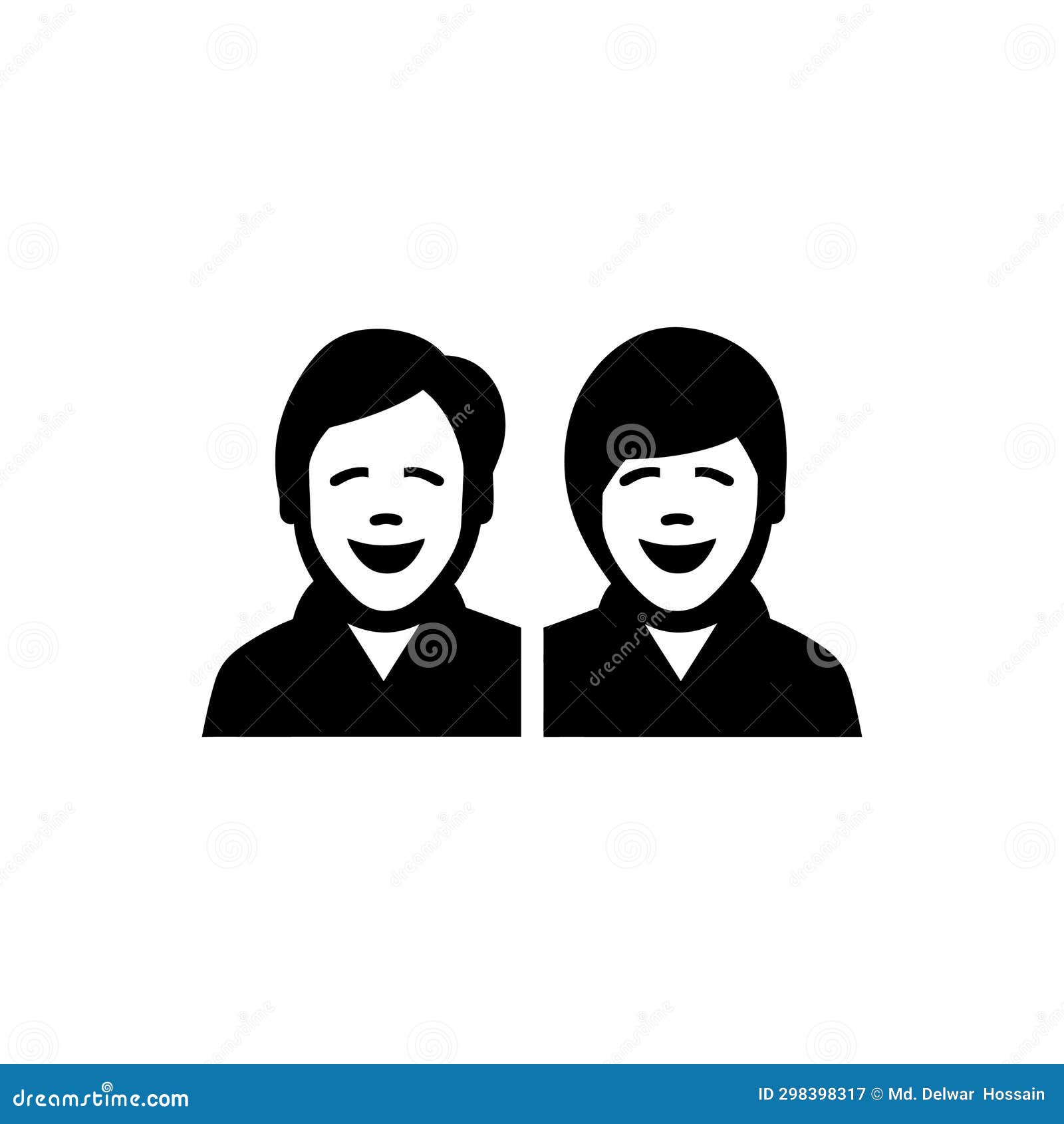 Laughing Icon Vector From Classics Collection. Thin Line Laughing ...