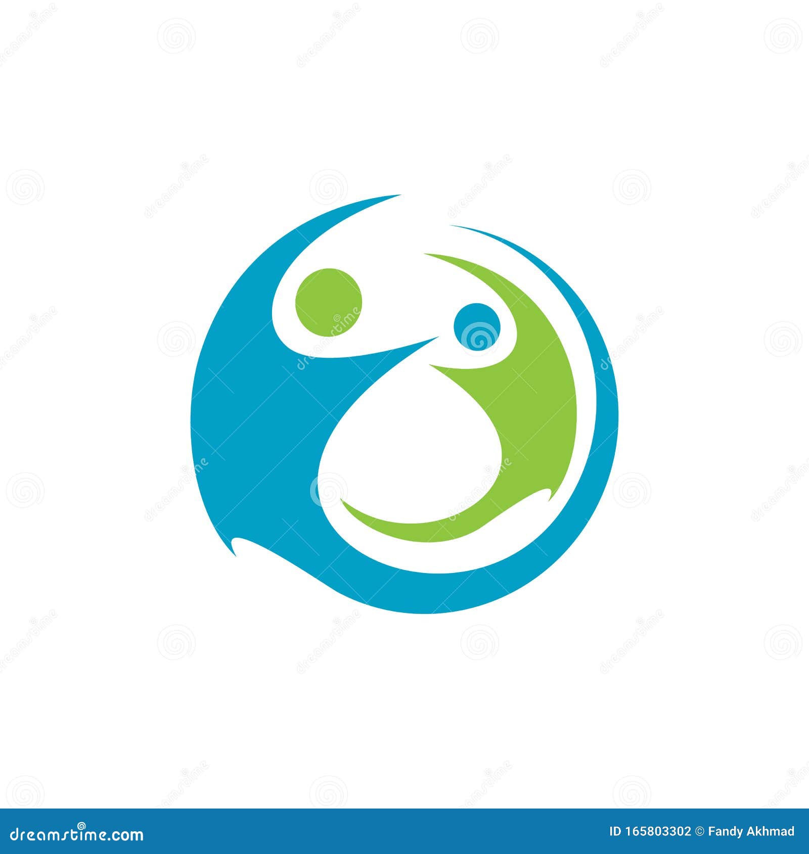 2 Two People Logo Template Vector Design. the Concept of Motivated ...