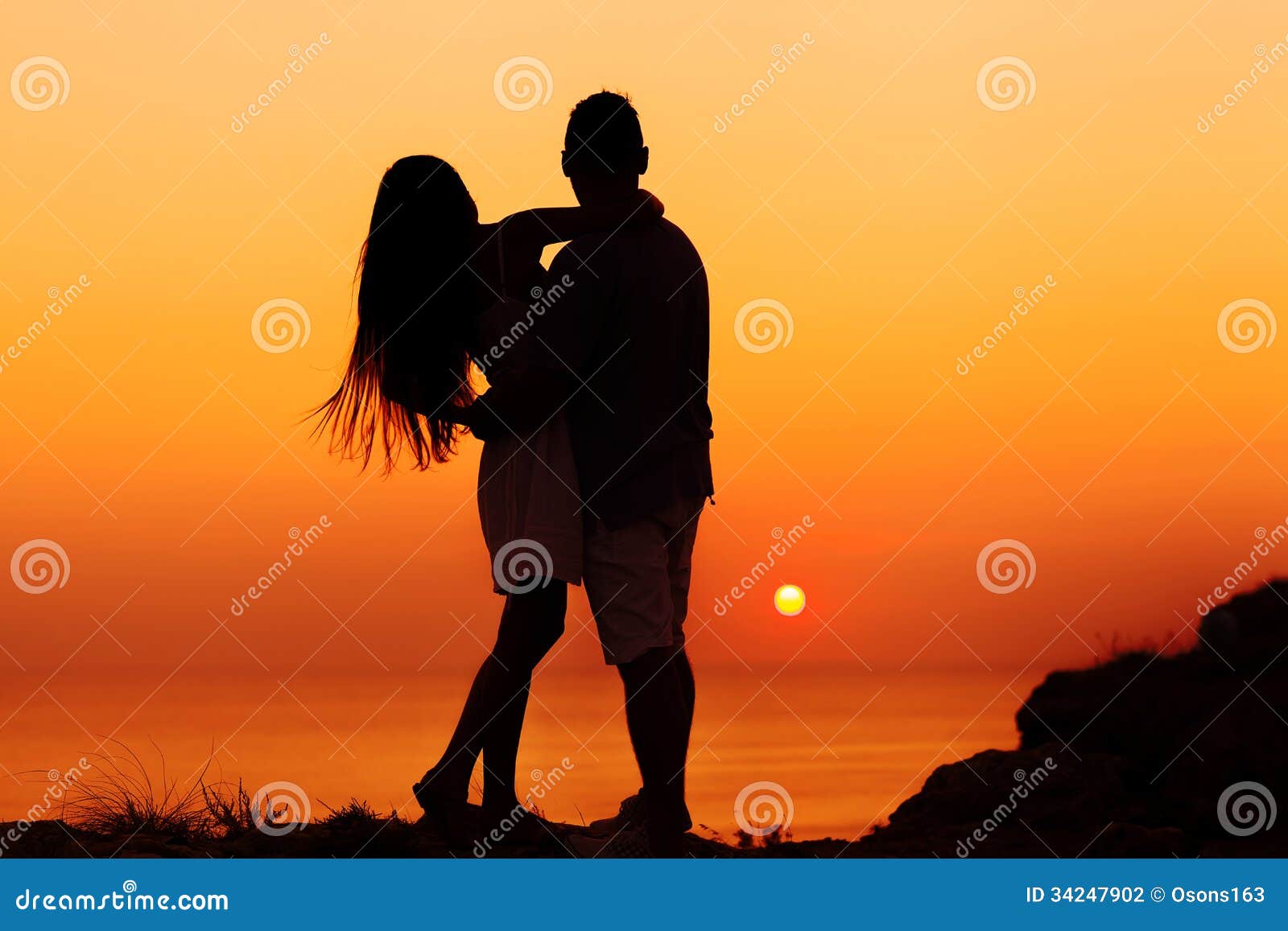 Two people in love stock photo. Image of golden, beach - 34247902