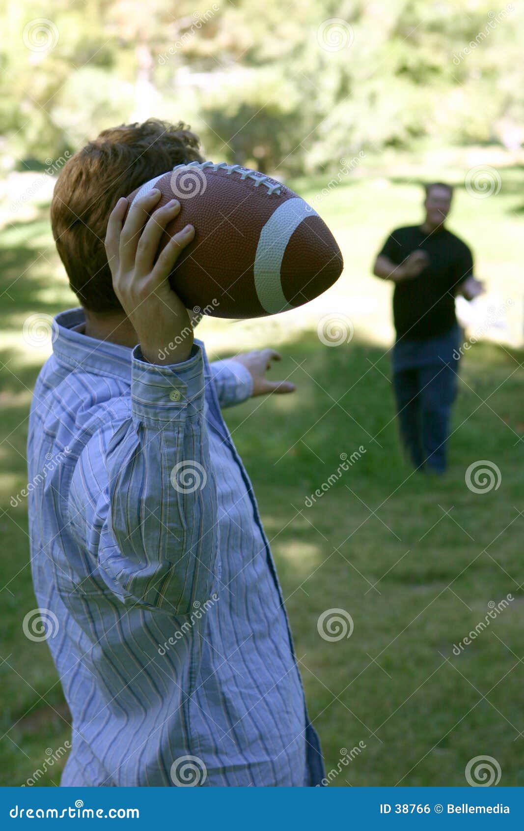 Two People Playing Football Stock Photo - Image of winner, yards: 38766